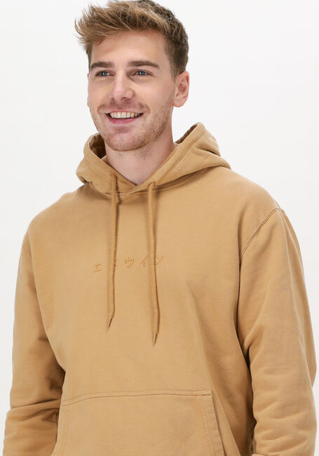 Camel EDWIN Sweater KATAKANA HOODIE SWEAT | Omoda