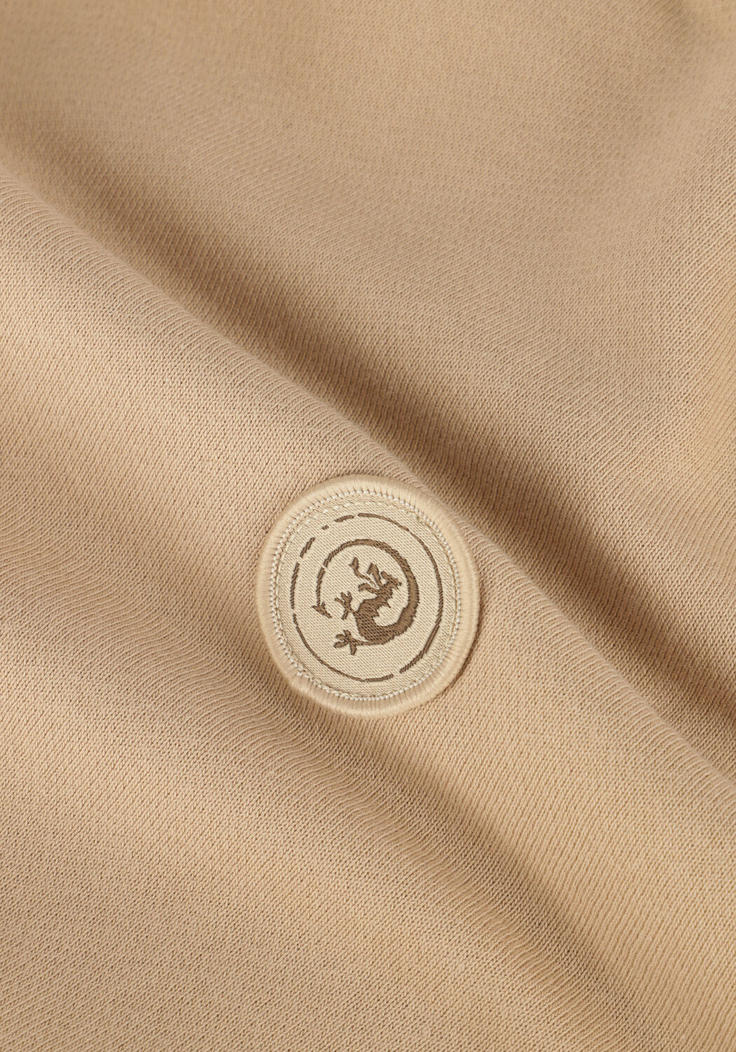 Beige CAST IRON Sweater HOODED REGULAR FIT COTTON BLEND | Omoda