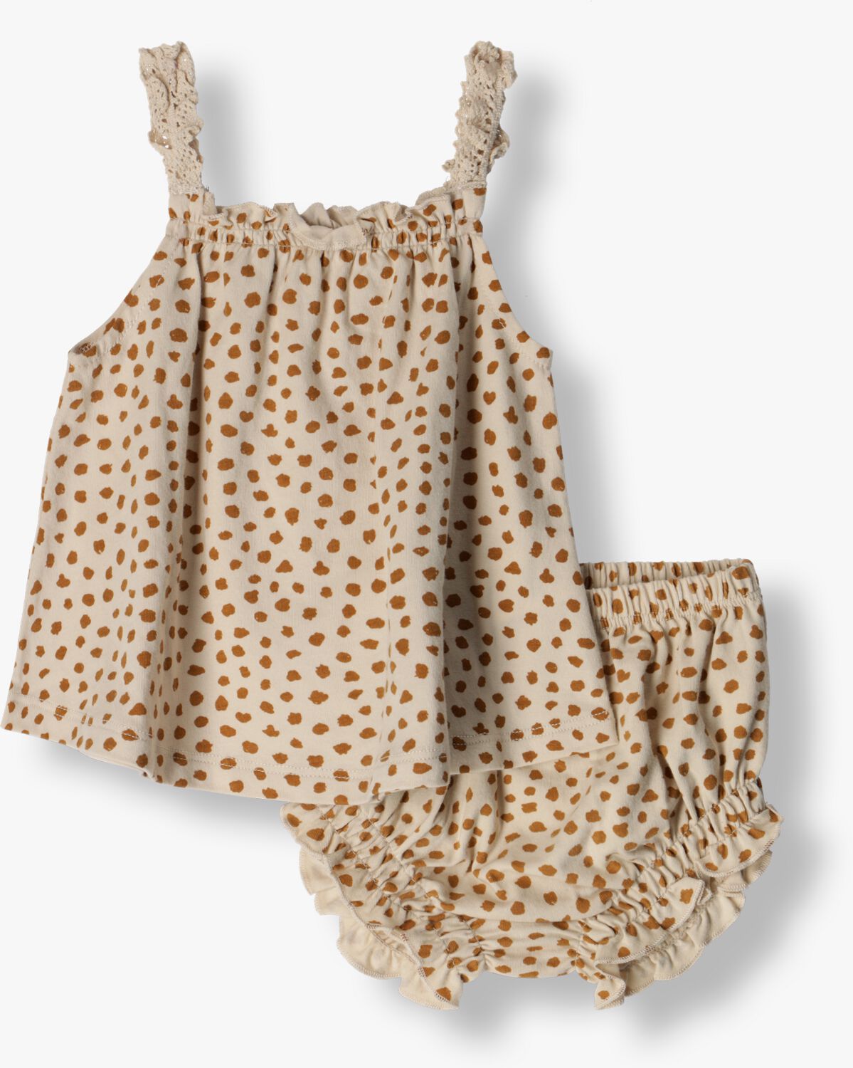 Beige RYLEE + CRU Top SWING TOP + BLOOMER SET | Omoda