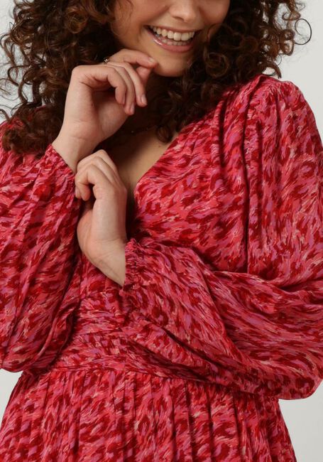 Rode CIRCLE OF TRUST Mini jurk ELVY DRESS | Omoda