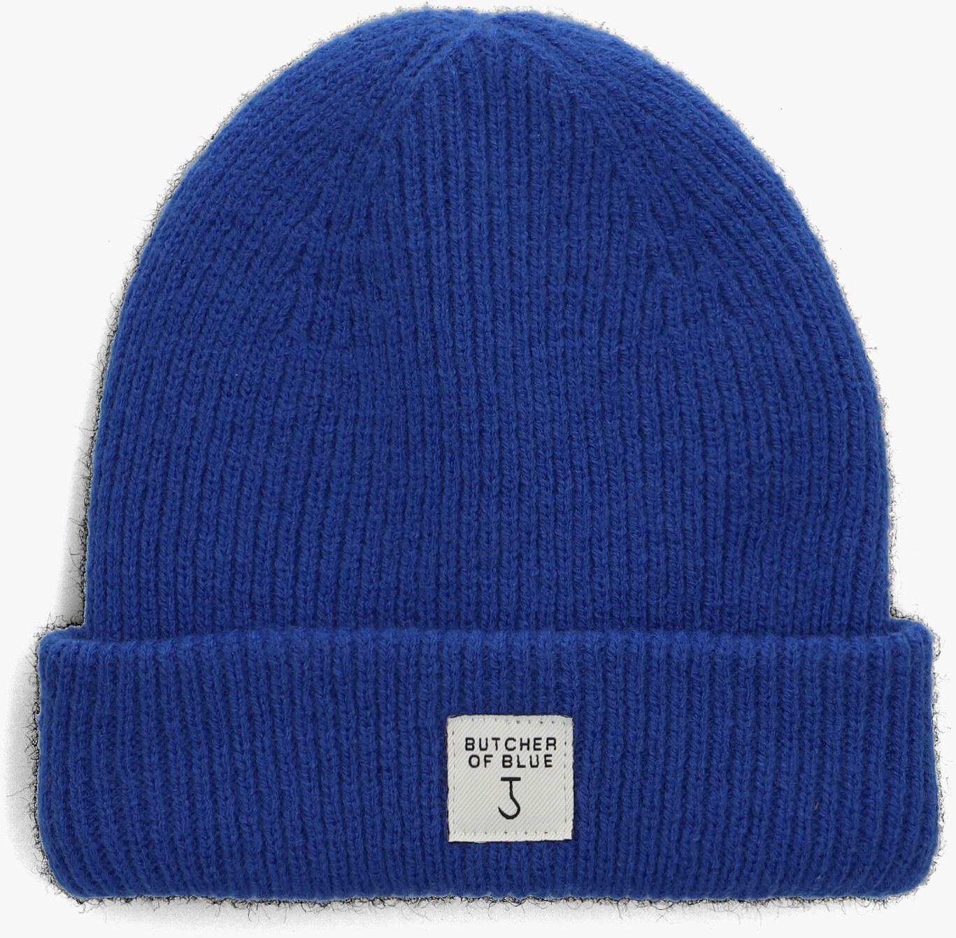 Blauwe BUTCHER OF BLUE Muts ARMY WOOL BADGE BEANIE | Omoda