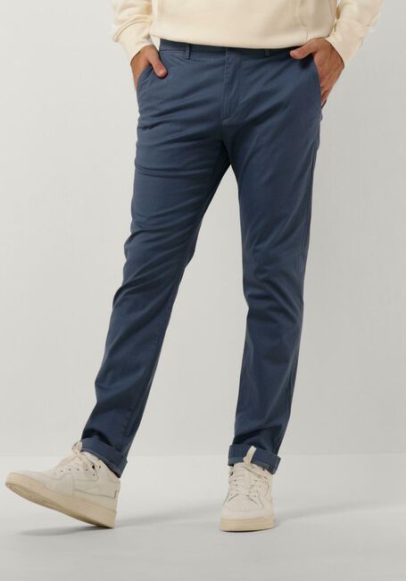 Blauwe TOMMY HILFIGER Chino CHINO BLEECKER PRINTED STRUCTURE | Omoda
