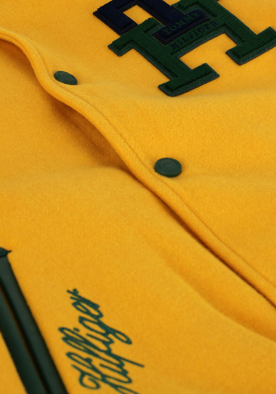 Gele TOMMY HILFIGER Jack U LETTERMAN VARSITY JACKET | Omoda