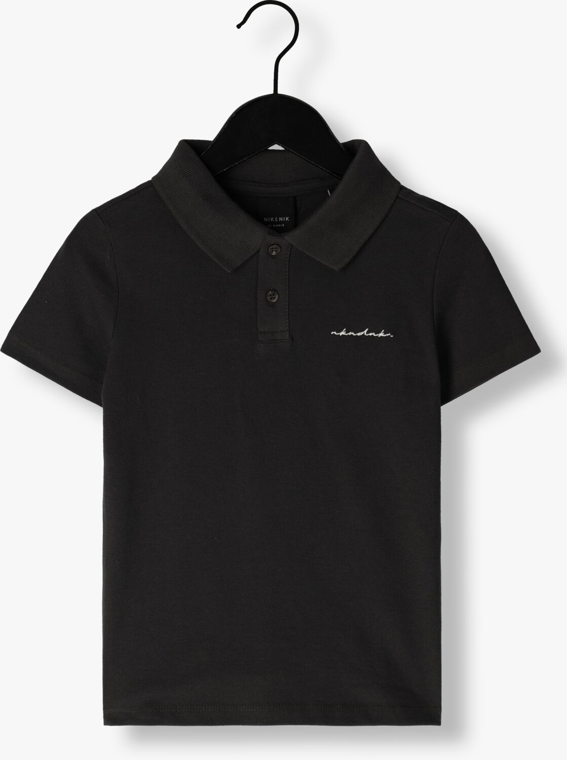 Zwarte NIK & NIK Polo BASE LOGO POLO | Omoda