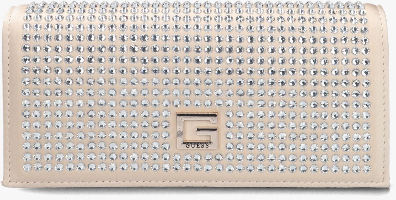 Gouden GUESS Schoudertas GILDED GLAMOUR XBODY CLUTCH | Omoda