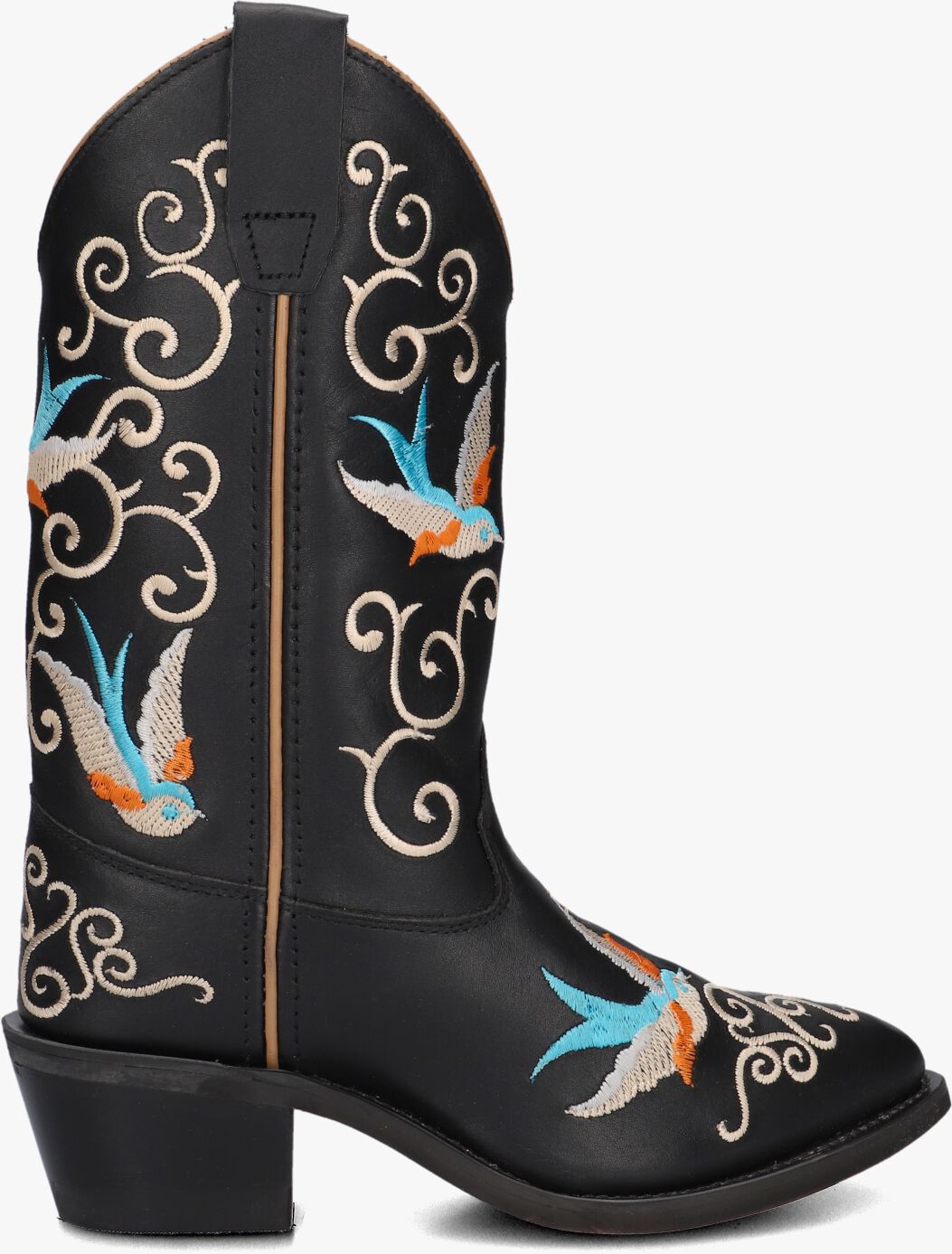 Zwarte BOOTSTOCK Cowboylaarzen THE ROBIN ANNELIJN | Omoda