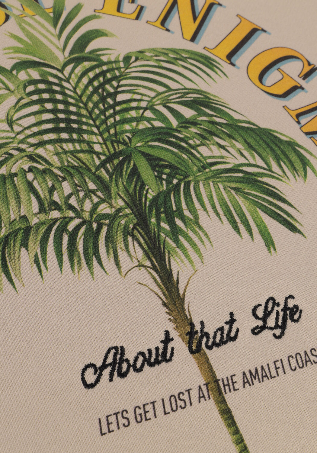 Zand PUREWHITE Trui CREWNECK WITH SMALL LOGO ON CHEST AND BIG BACK ...