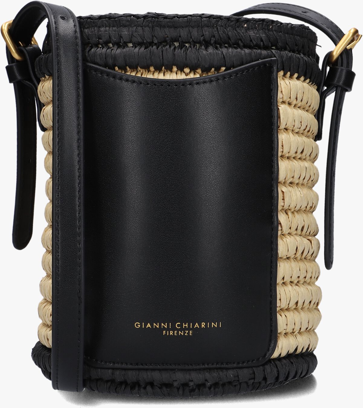 Zwarte GIANNI CHIARINI Schoudertas MAE | Omoda