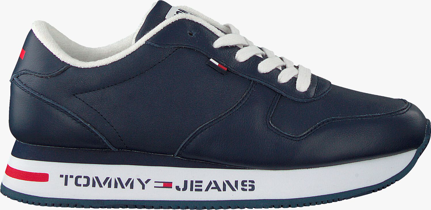 Blauwe TOMMY HILFIGER Lage sneakers FLATFORM RUNNER | Omoda