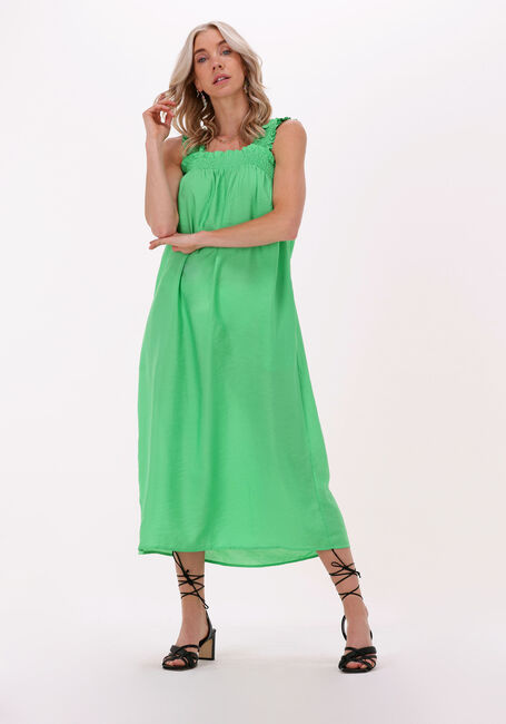 Groene CO'COUTURE Midi jurk CALLUM SMOCK STRAP DRESS | Omoda