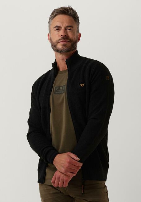 Zwarte PME LEGEND Vest ZIP JACKET COTTON KNIT | Omoda