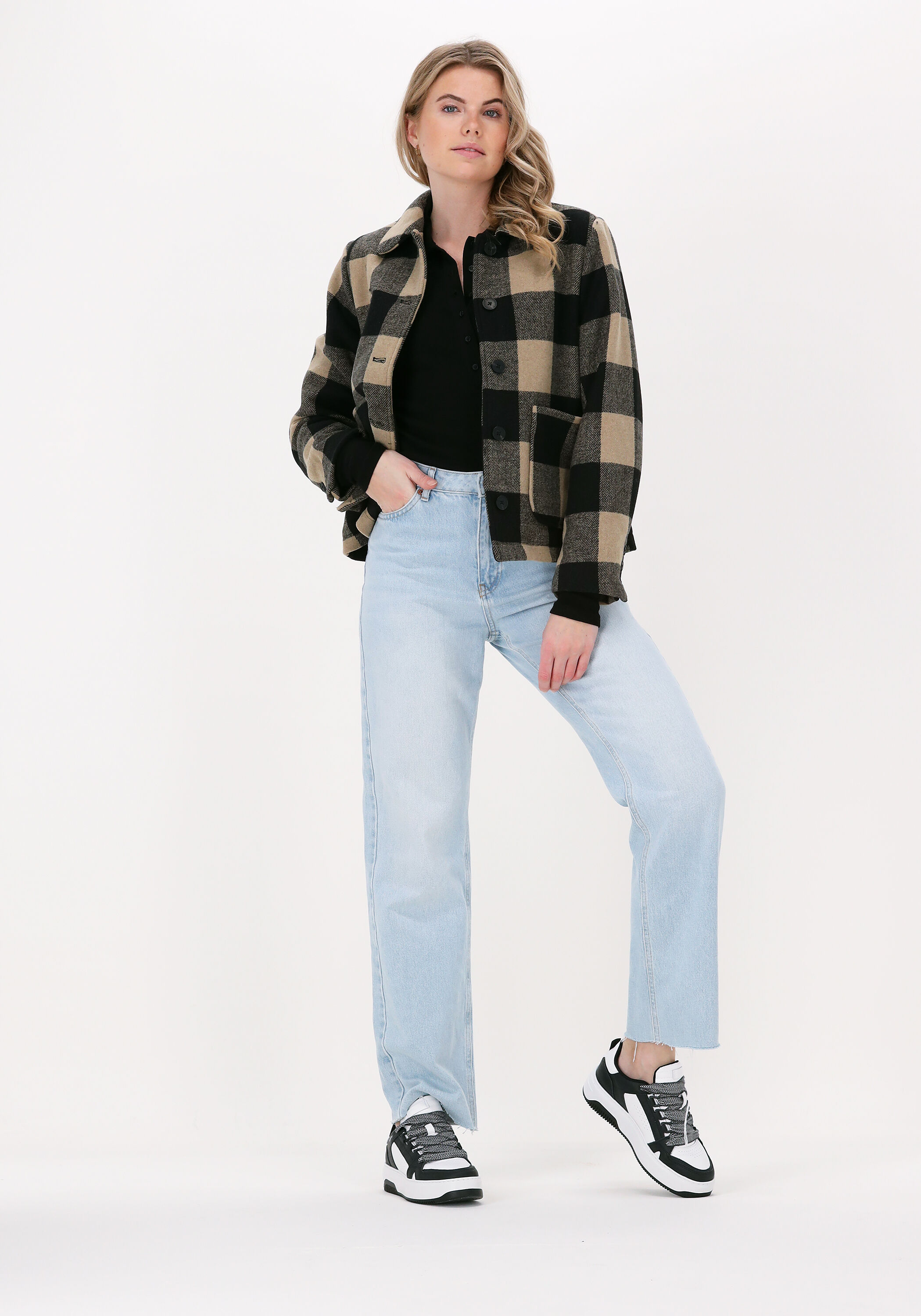 Zwarte OBJECT Jack TRISH SHORT JACKET | Omoda