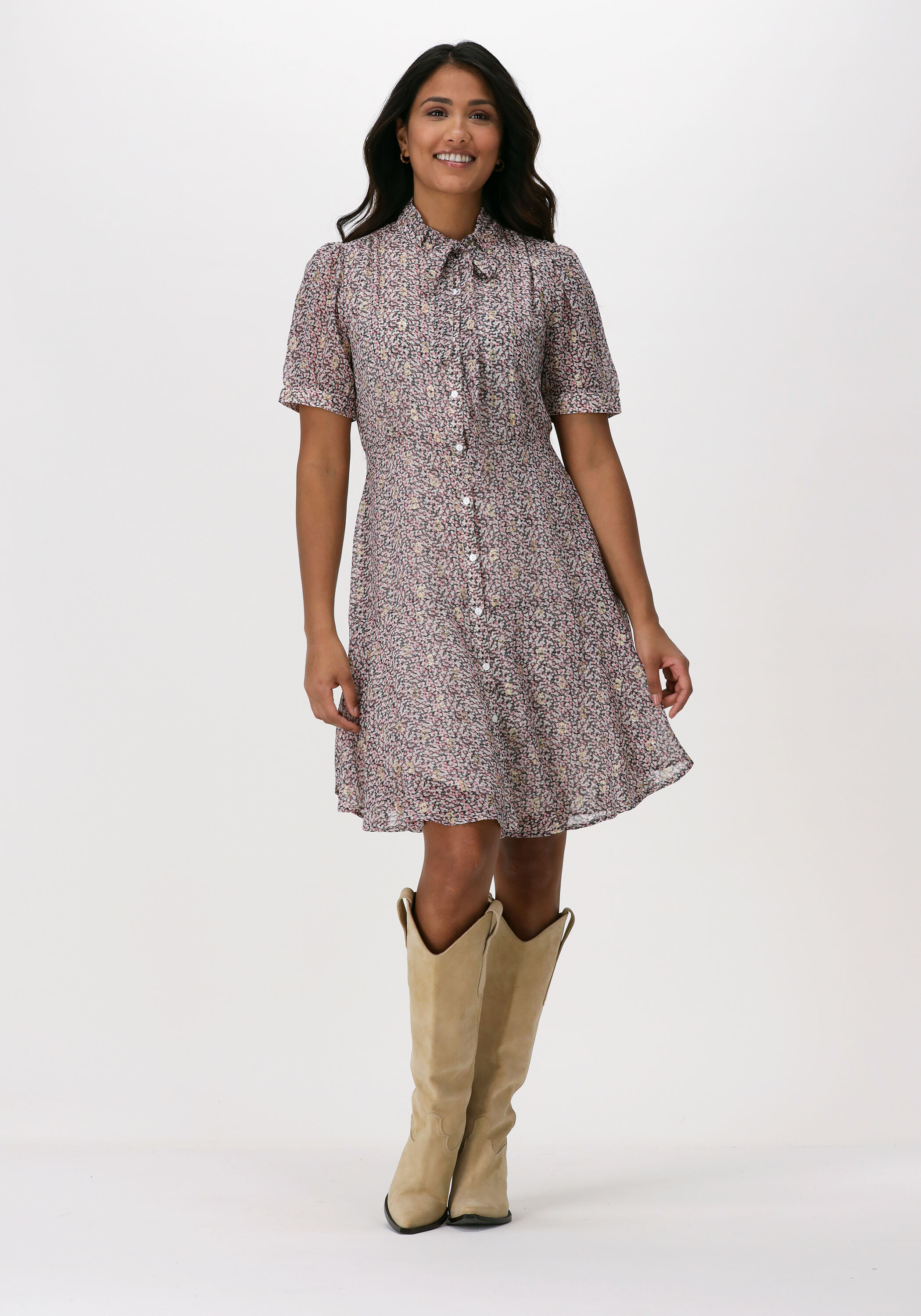 Roze SOFIE SCHNOOR Mini jurk CATIE | Omoda