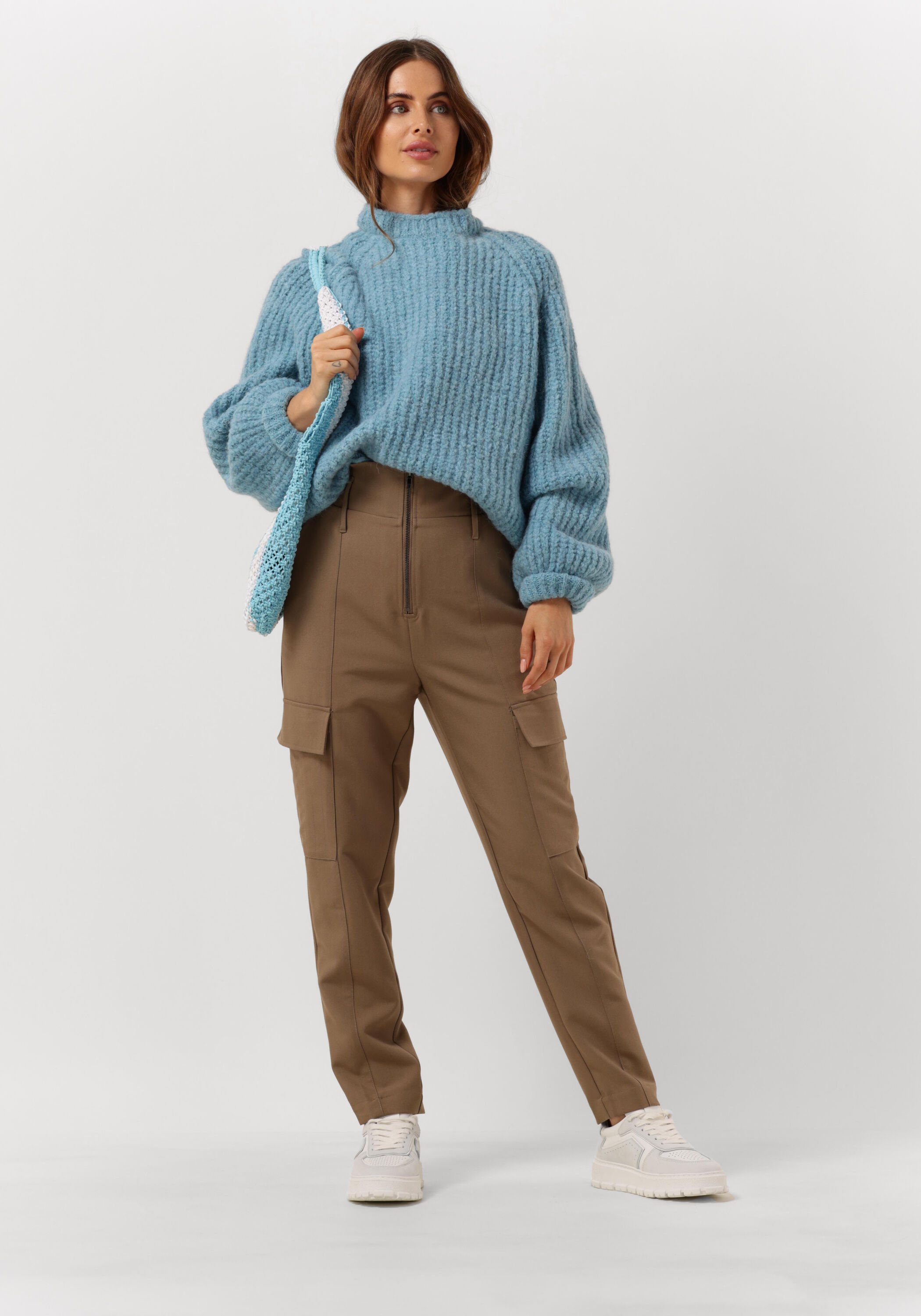 Blauwe HVISK Shopper LOOP NET SHOPPER | Omoda