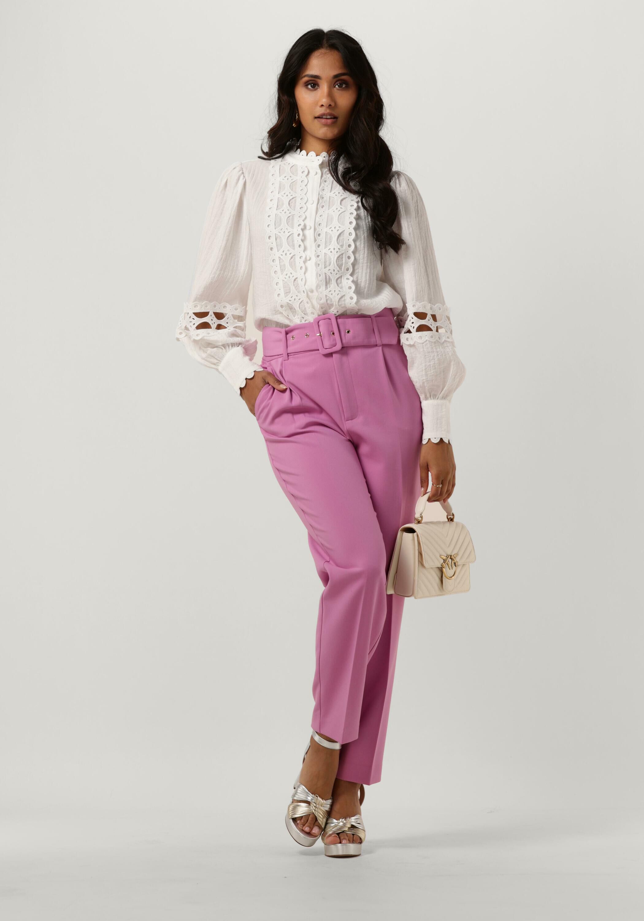 Witte PINKO Handtas LOVE ONE TOP HANDLE MINI | Omoda