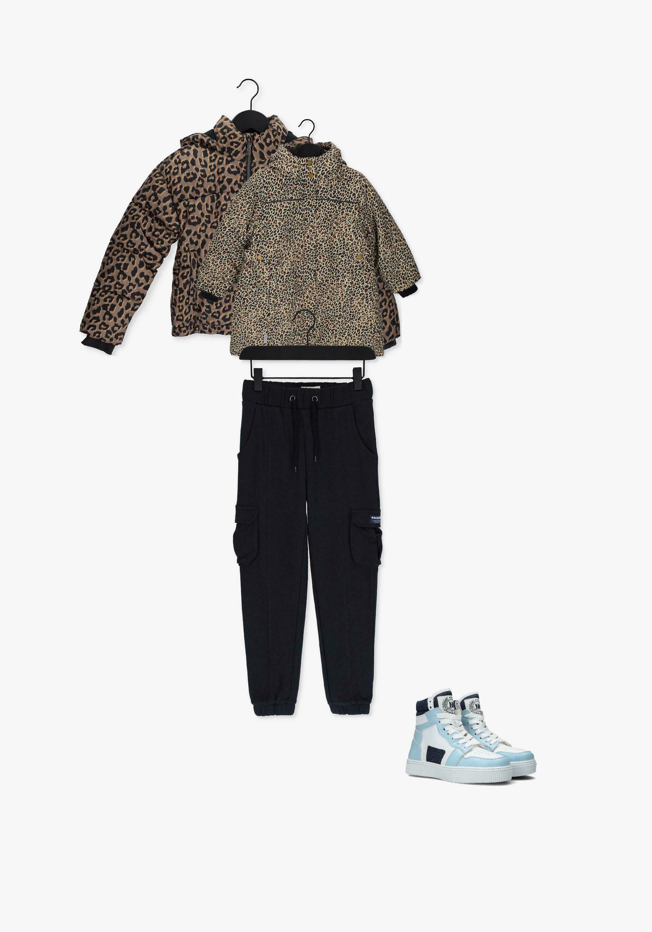 Taupe RAIZZED Gewatteerde jas LIMA ALLOVER | Omoda