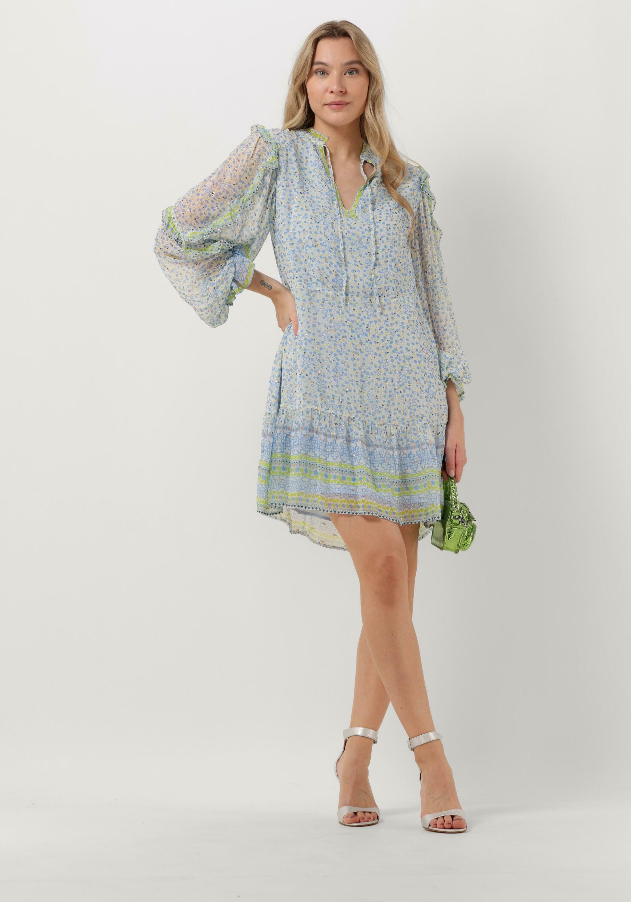 Blauwe FABIENNE CHAPOT Mini jurk ADRIENNE DRESS 75 | Omoda