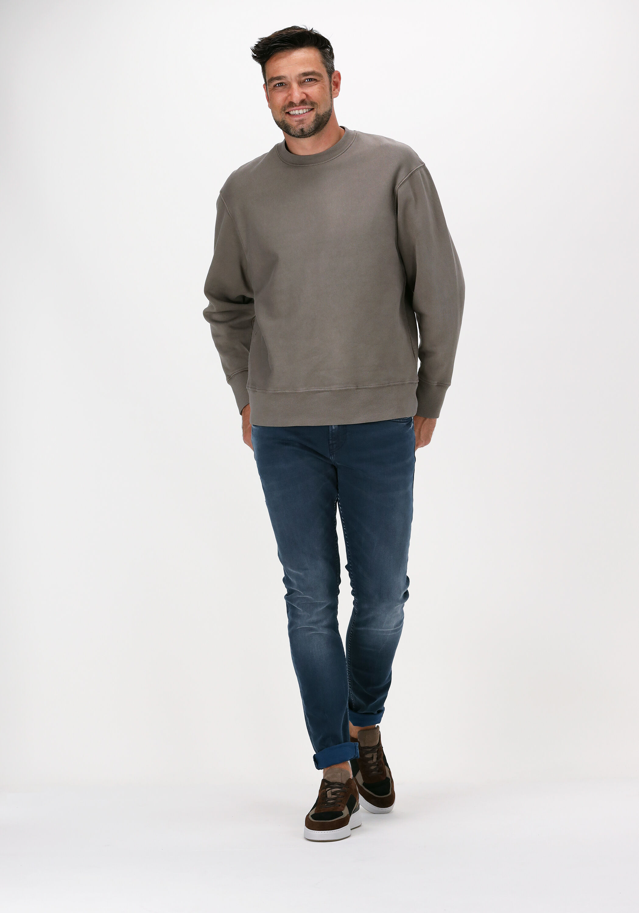 Bruine DRYKORN Sweater FELIX 522068 | Omoda