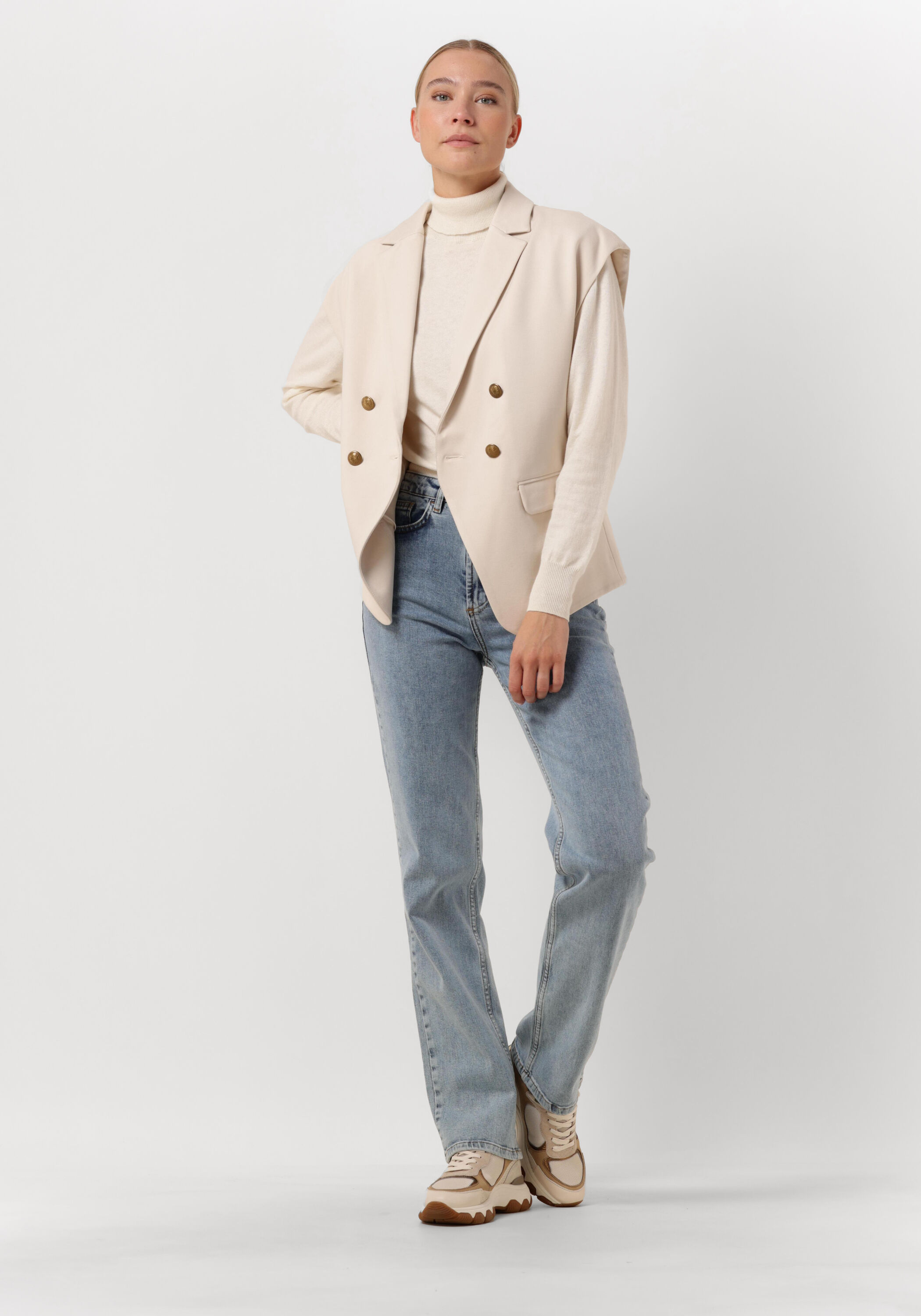 Grijze LEVETE ROOM Coltrui LR-VILKE 2 PULLOVER | Omoda