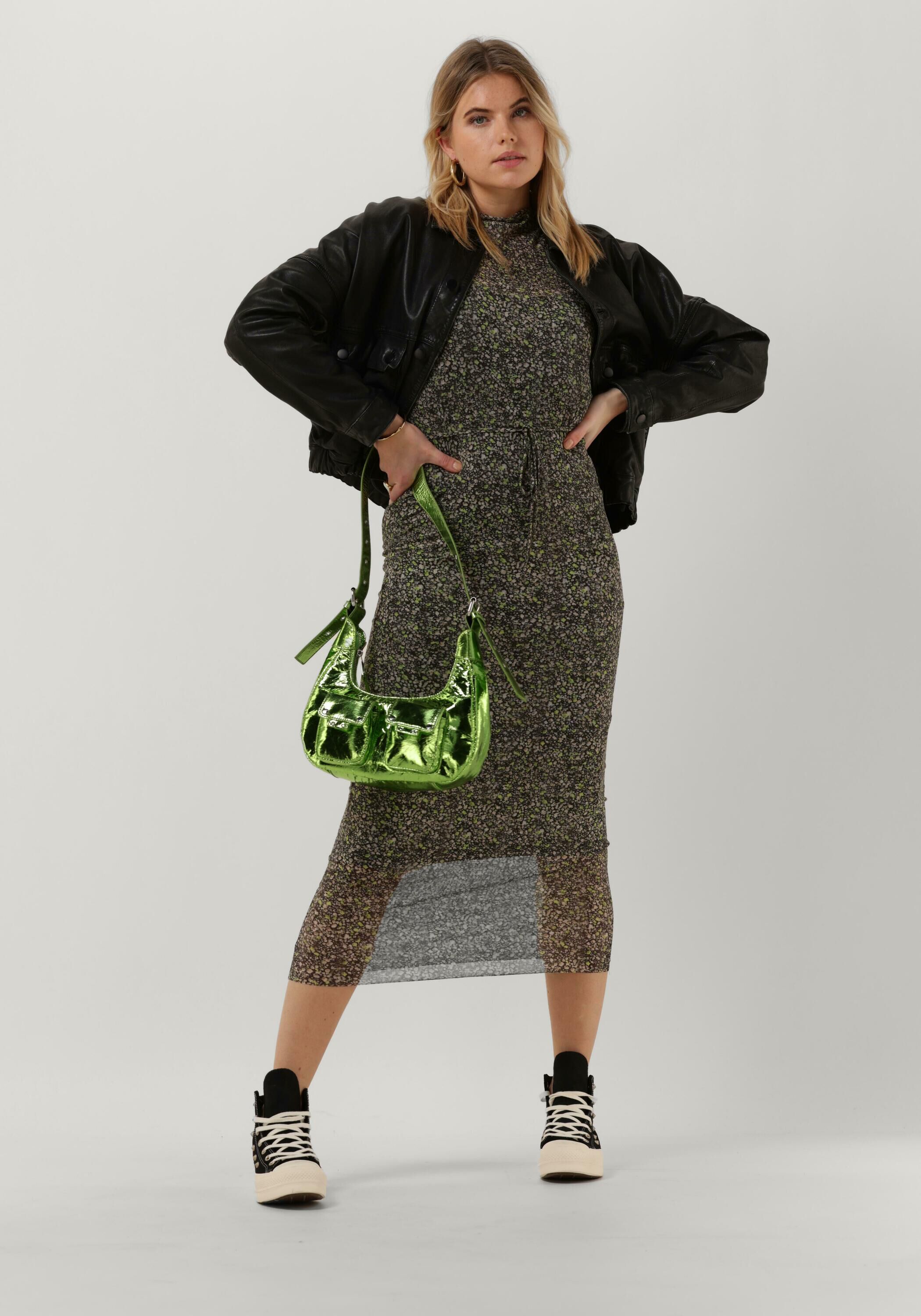 Zwarte GOOSECRAFT Leren jas GC DAISIES JACKET | Omoda