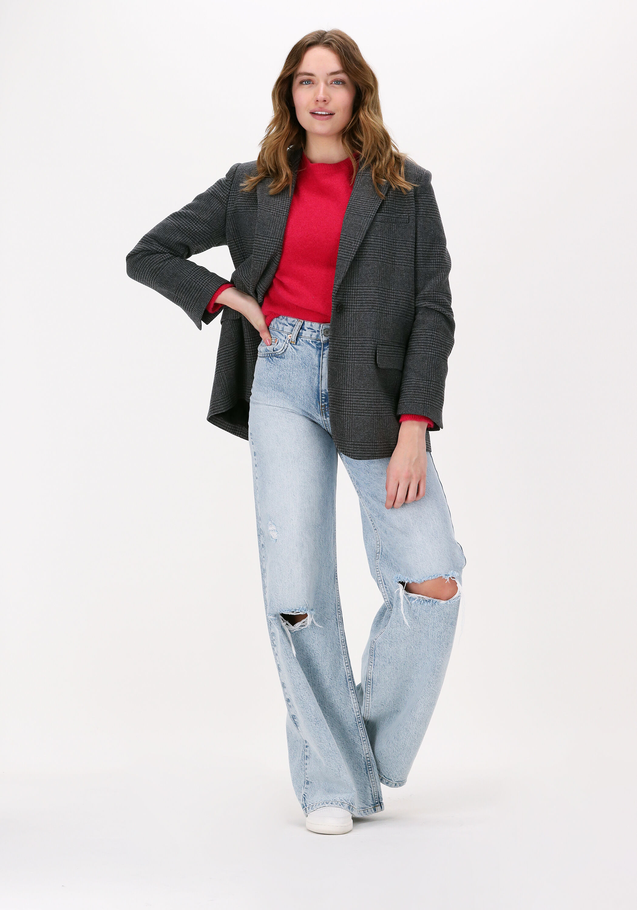 Rode BY-BAR Trui DAAN PULLOVER | Omoda