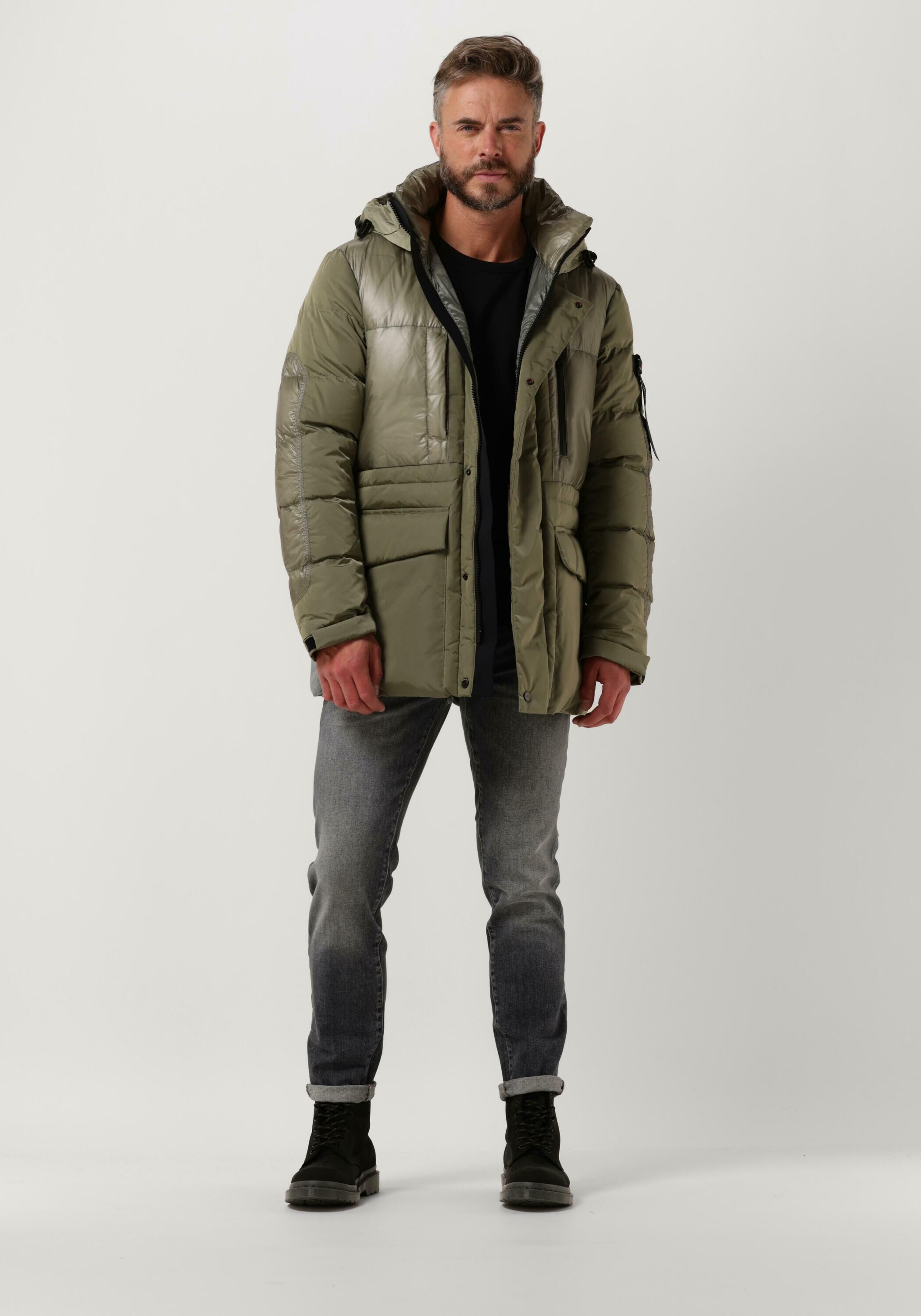 Grijze BUTCHER OF BLUE Slim fit jeans MODESTO SLIM GJ-BJP8 | Omoda