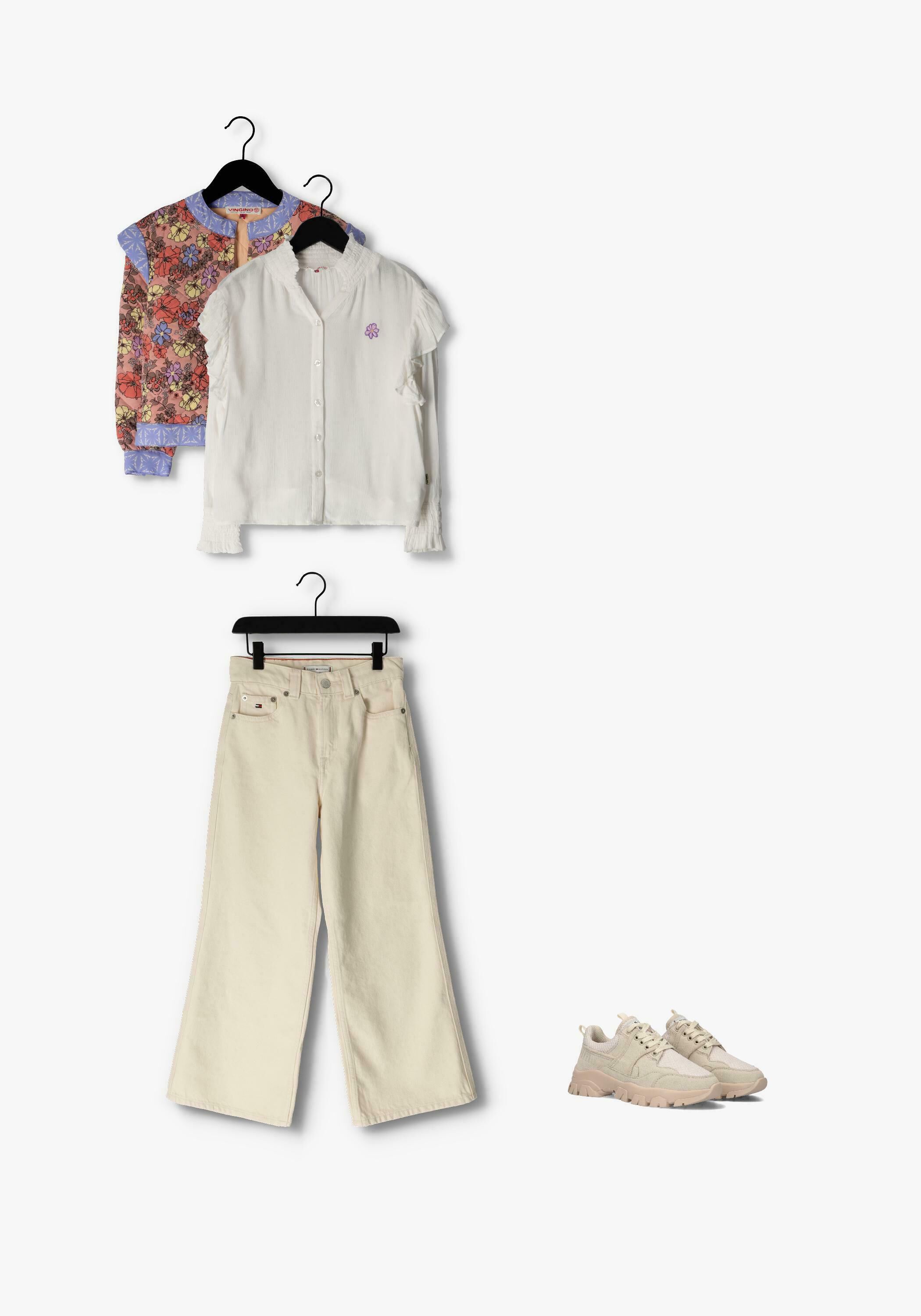 Beige TOMMY HILFIGER Wide jeans MABEL WIDE LEG | Omoda