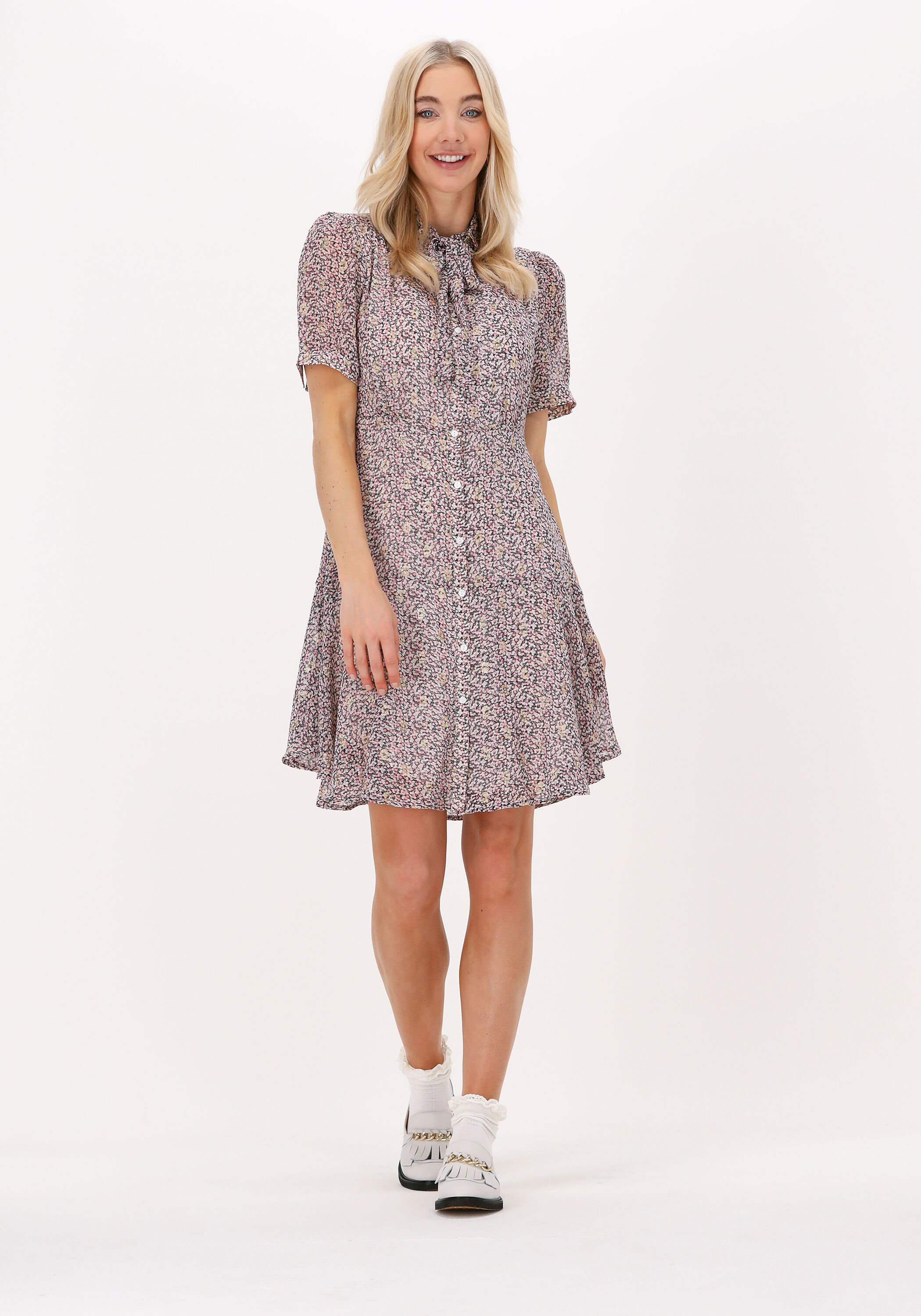 Roze SOFIE SCHNOOR Mini jurk CATIE | Omoda