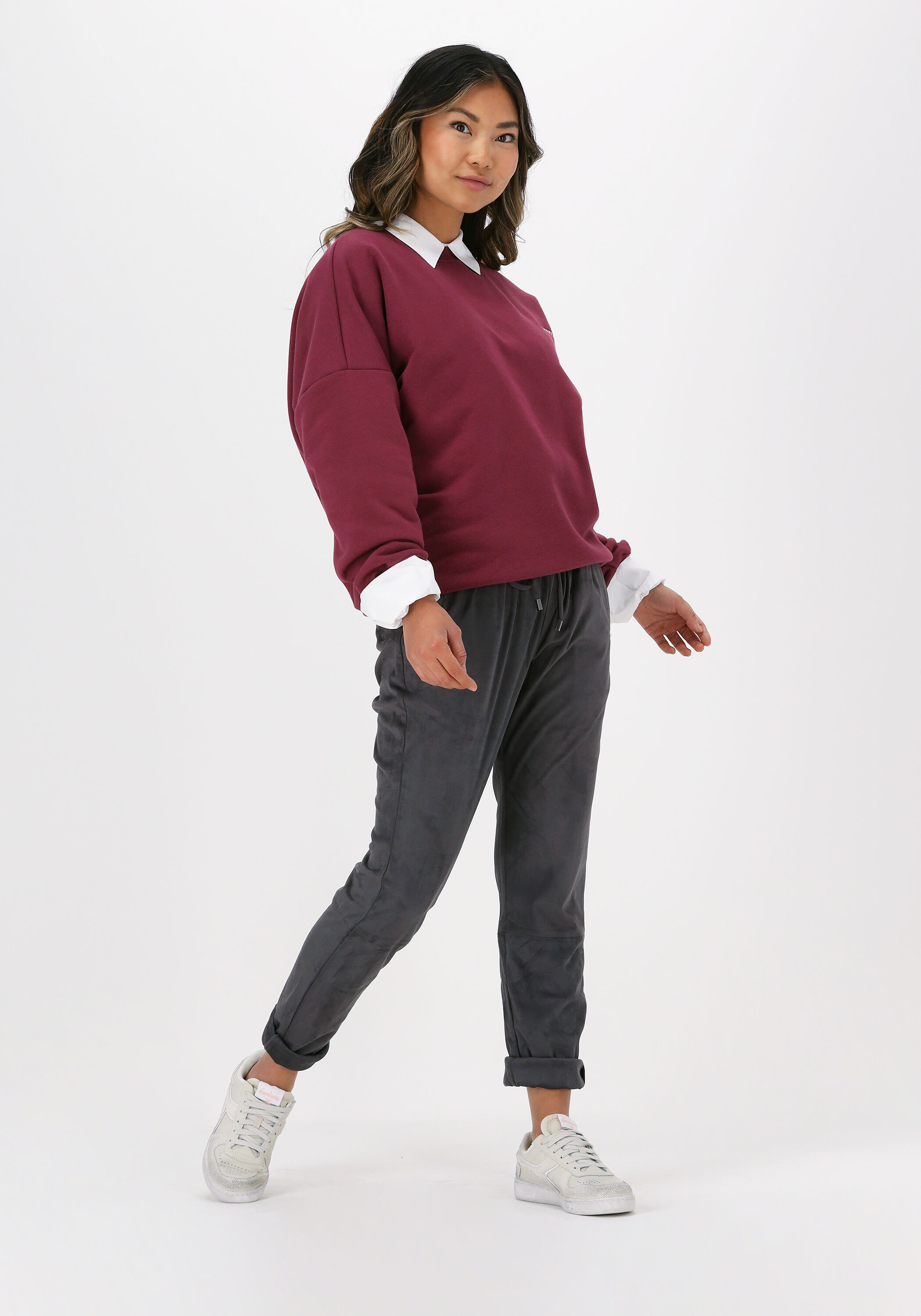 Witte JUST FEMALE Blouse CHARON SHIRT | Omoda