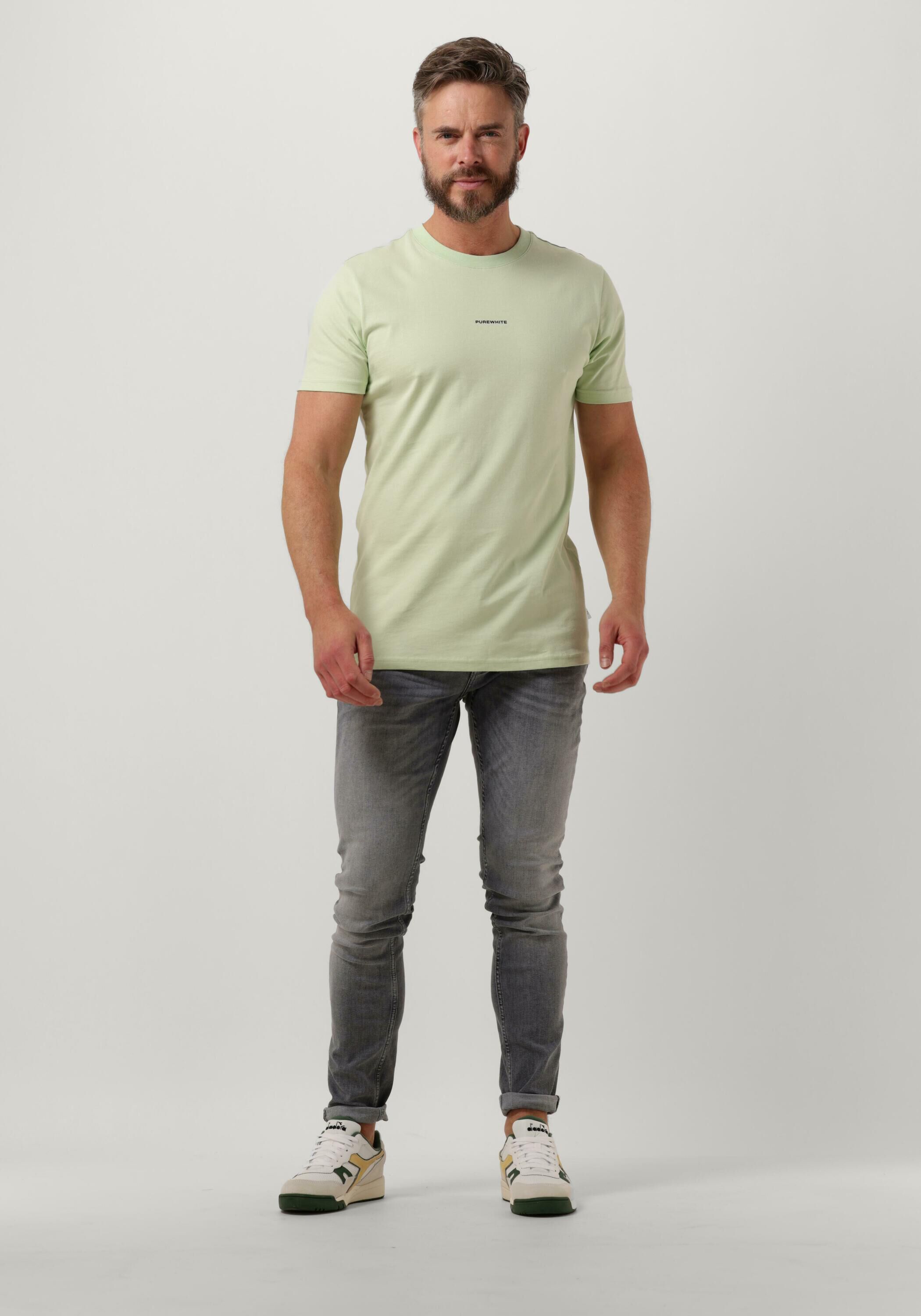 Mint PUREWHITE T-shirt TSHIRT WITH SMALL LOGO ON CHEST AND BIG BACK ...