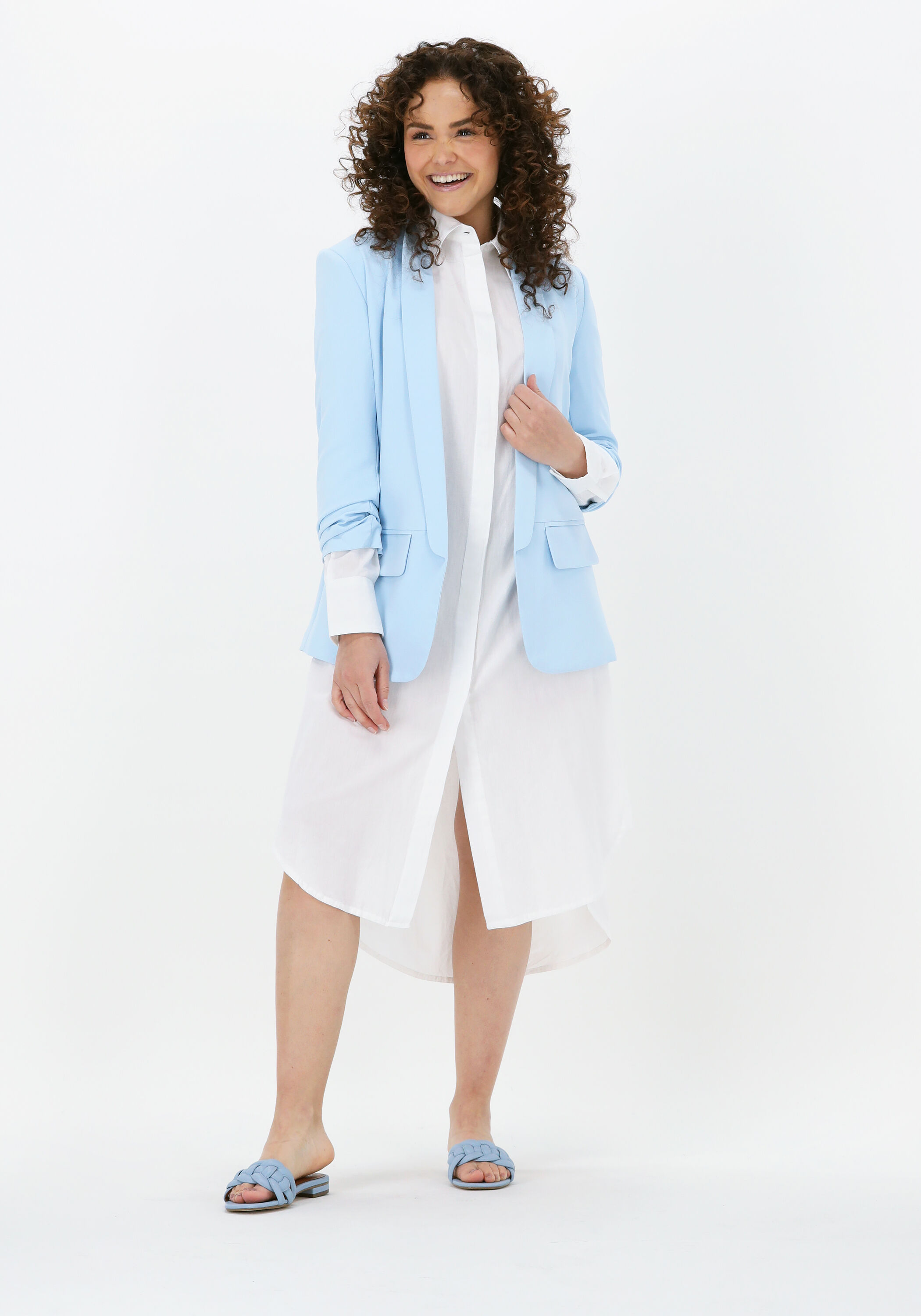 Lichtblauwe EST'SEVEN Blazer EST’ARAZ COLBERT | Omoda