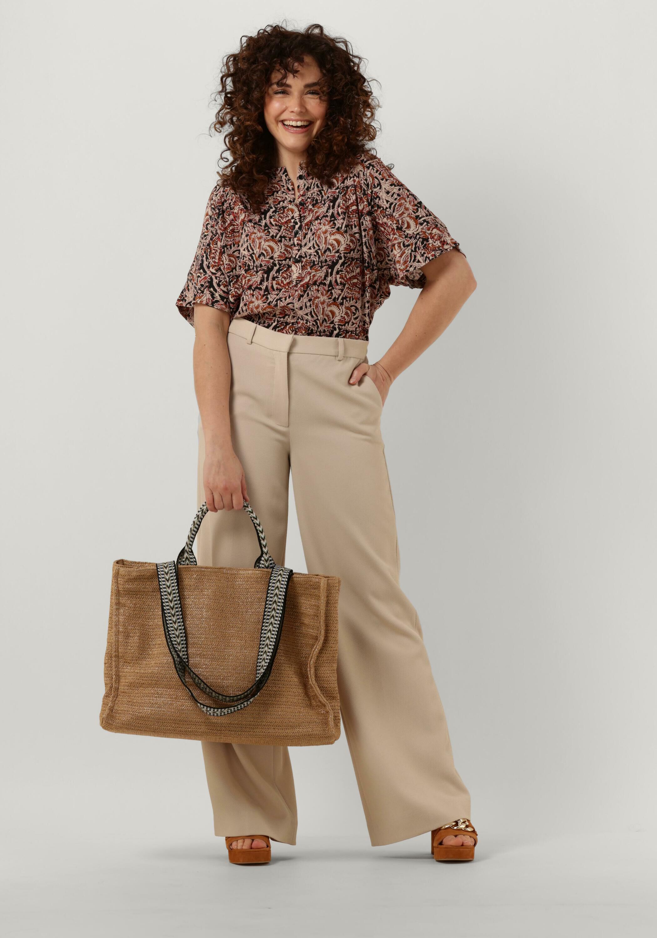 Beige BECKSONDERGAARD Shopper KAELA BETHANY BAG | Omoda