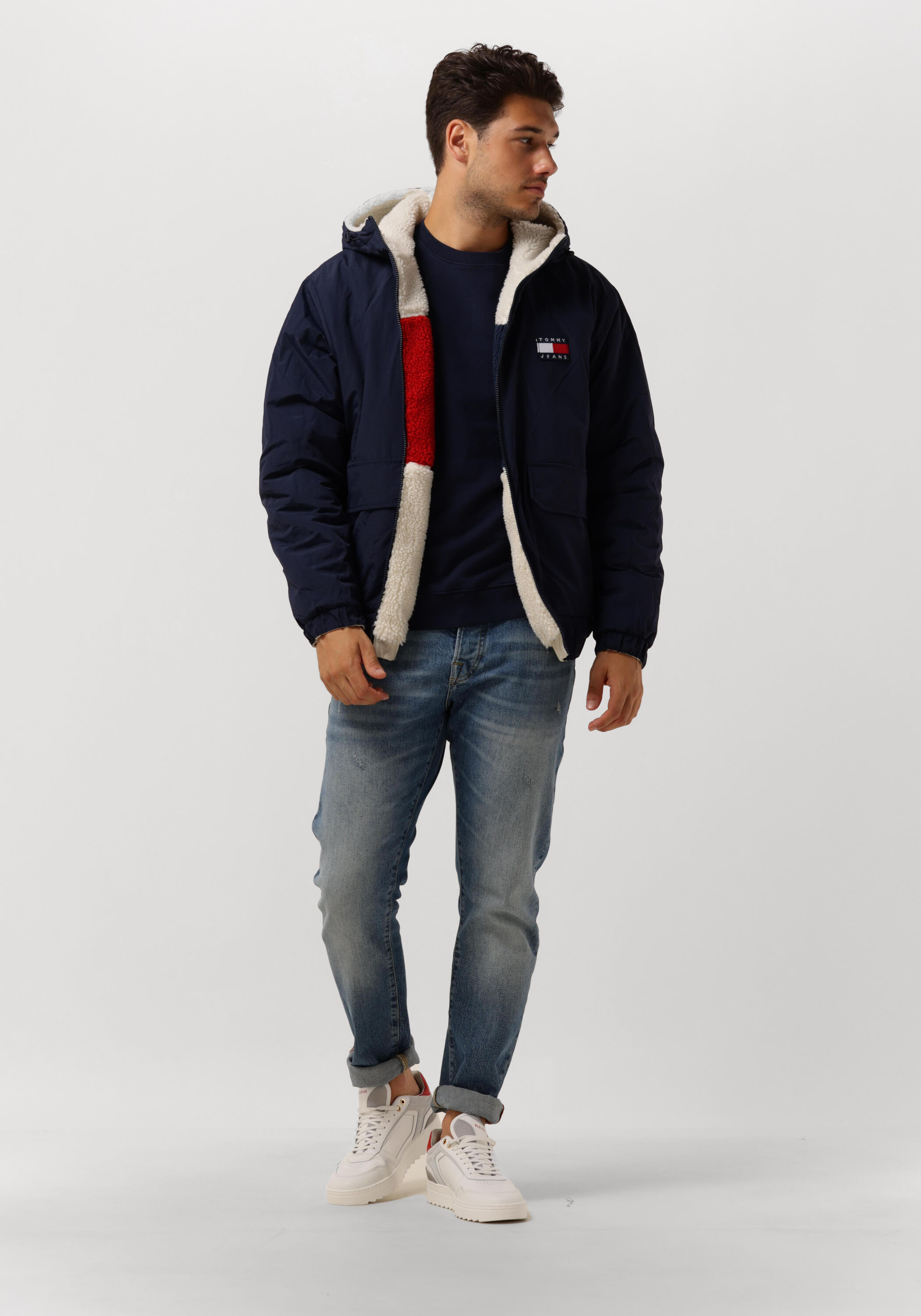 Multi TOMMY JEANS Jack TJM REVERSIBLE SHERPA JACKET | Omoda