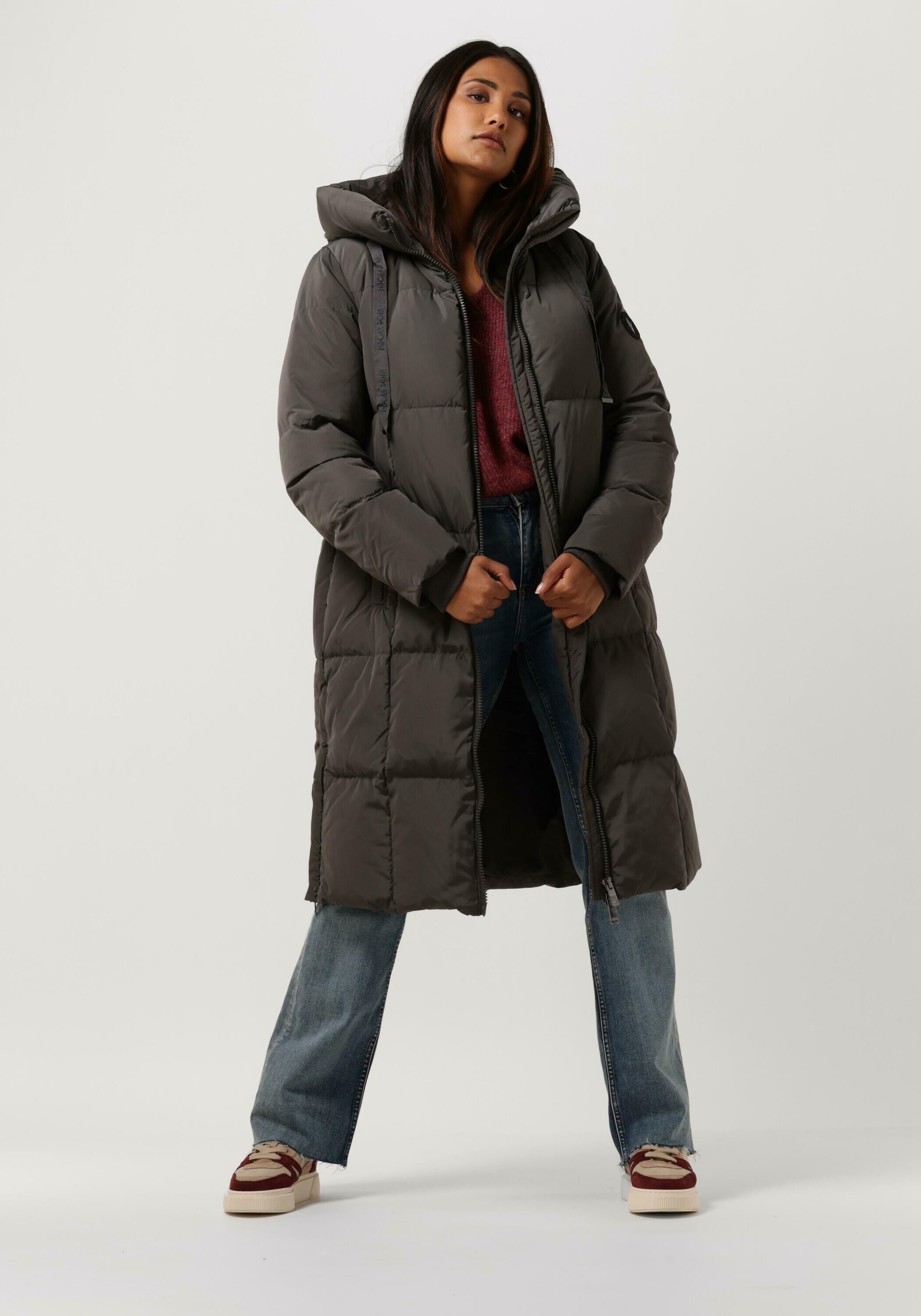 Rode MOS MOSH Trui THORA V-NECK KNIT | Omoda