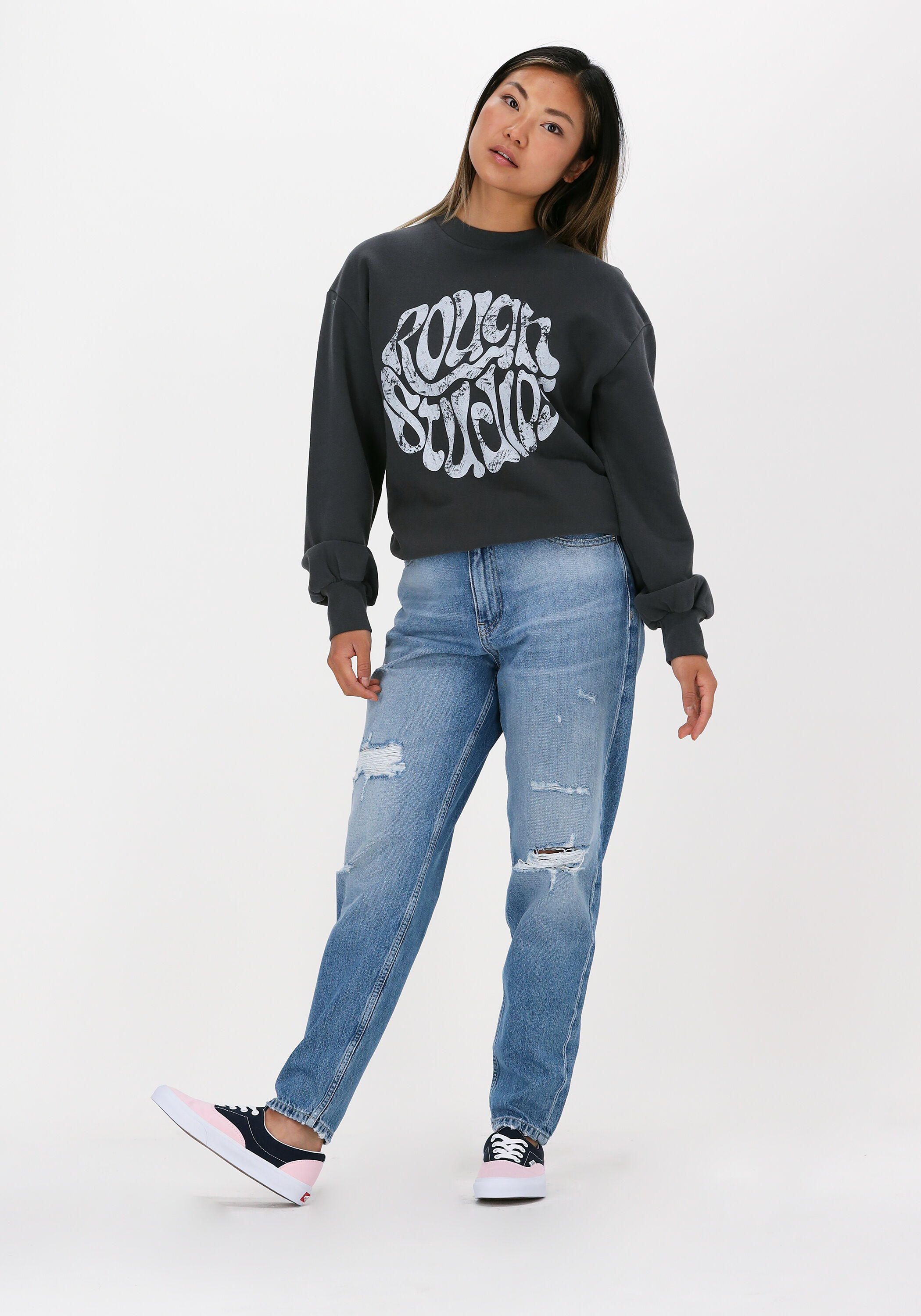 Antraciet ROUGH STUDIOS Sweater SUZETTE SWEATER | Omoda