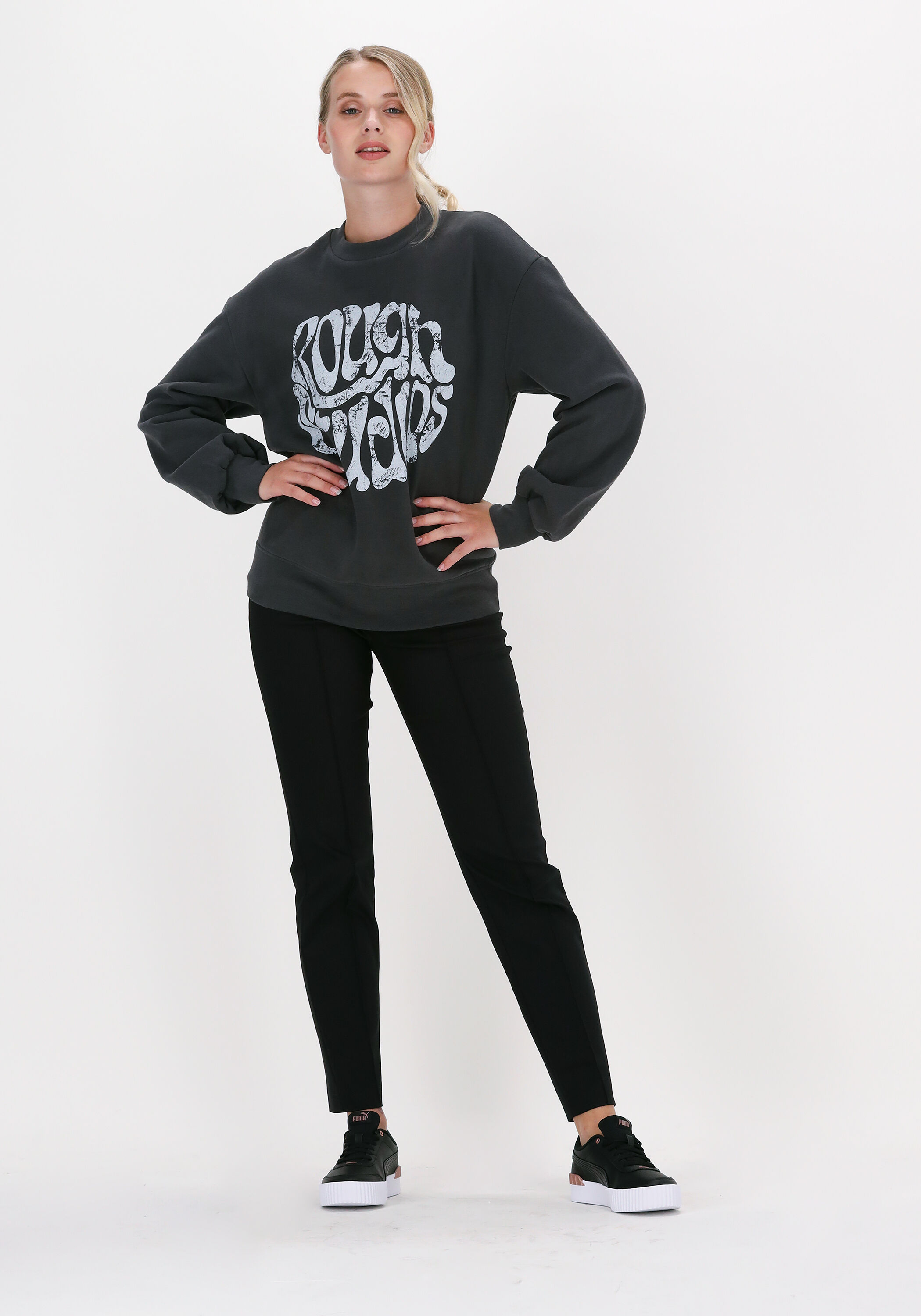 Antraciet ROUGH STUDIOS Sweater SUZETTE SWEATER | Omoda