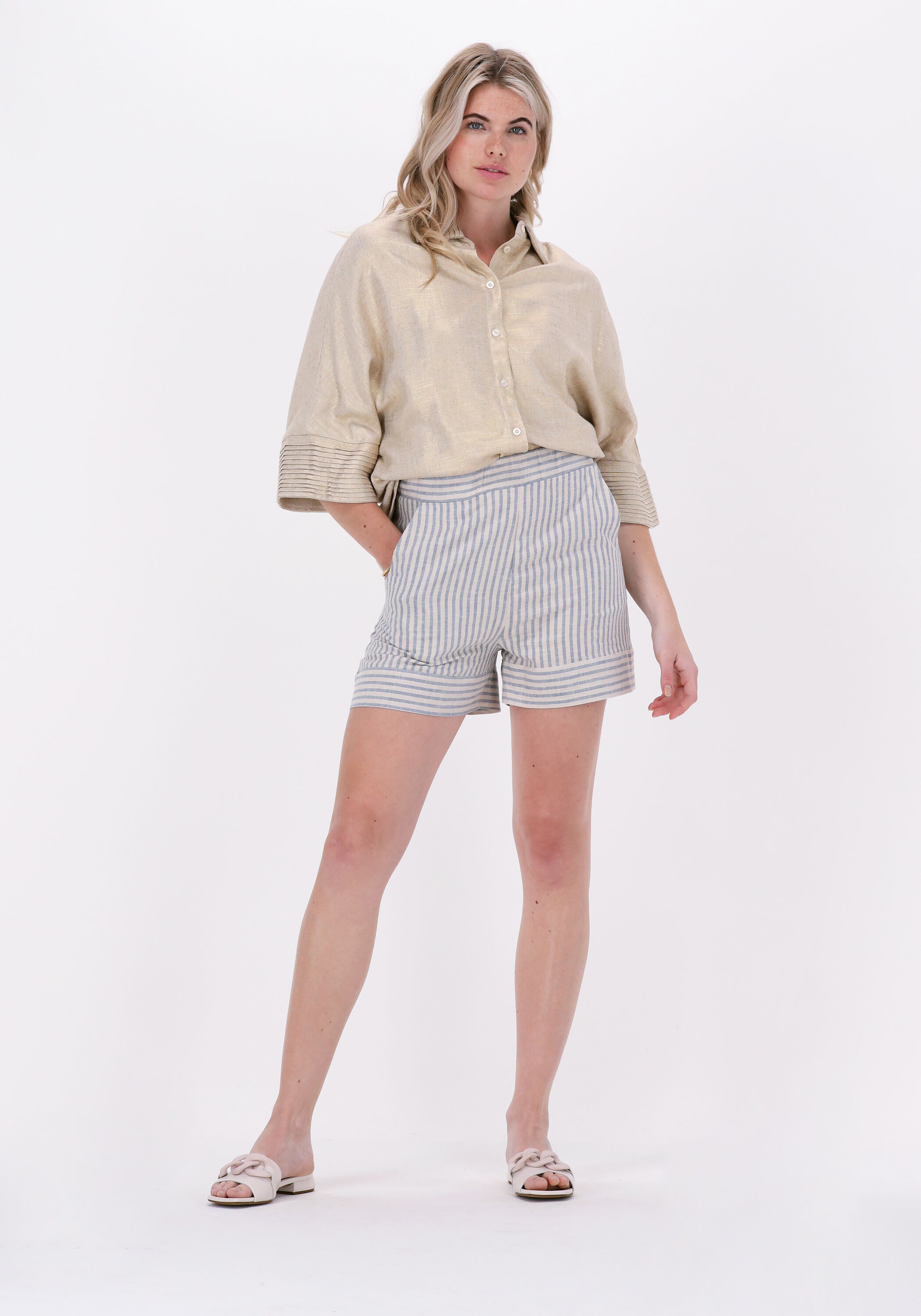 Gouden CHPTR-S Blouse KEEN BLOUSE | Omoda