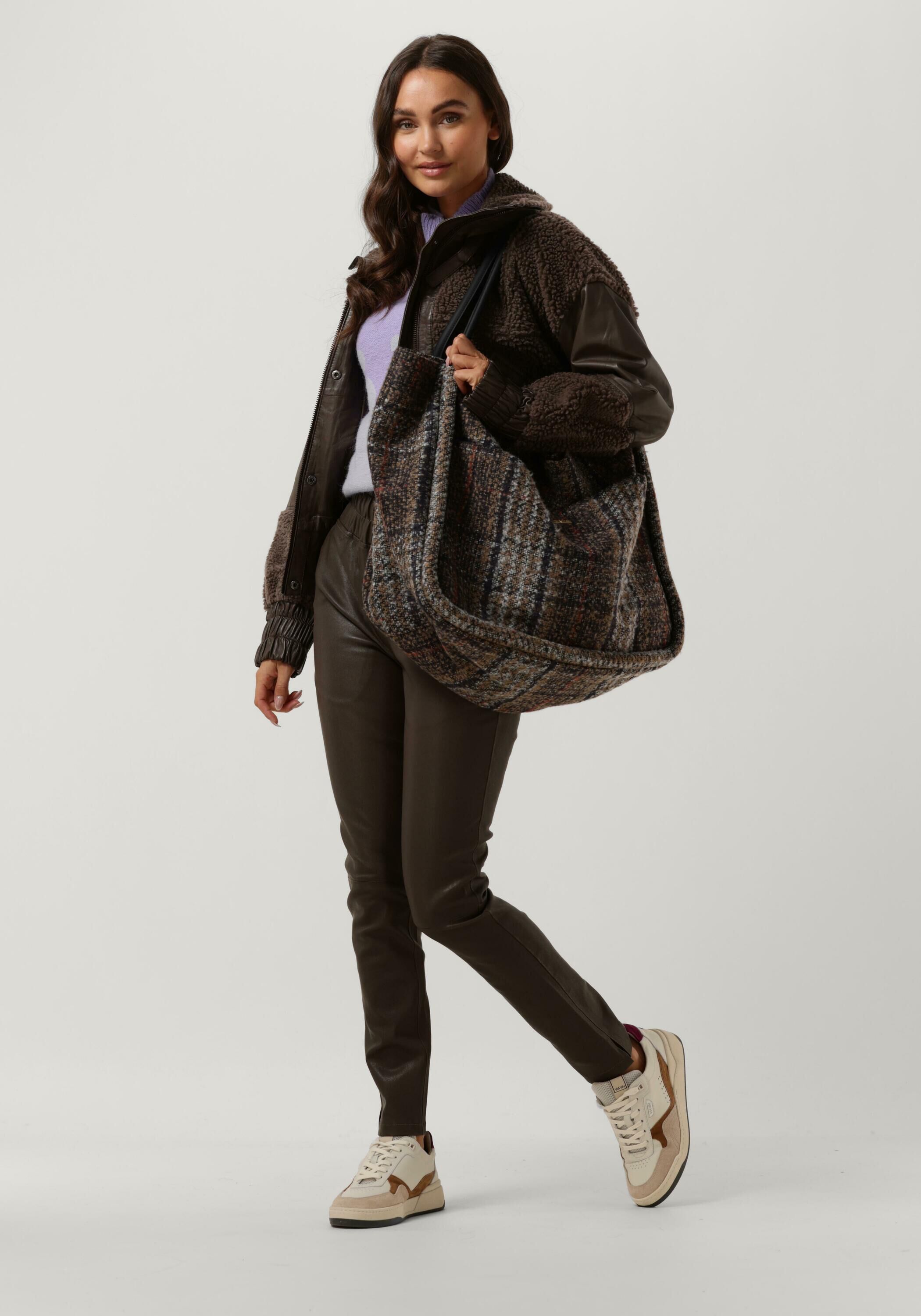 Multi DAY ET Shopper WOOLEN CHECK MEGASHOPPER | Omoda