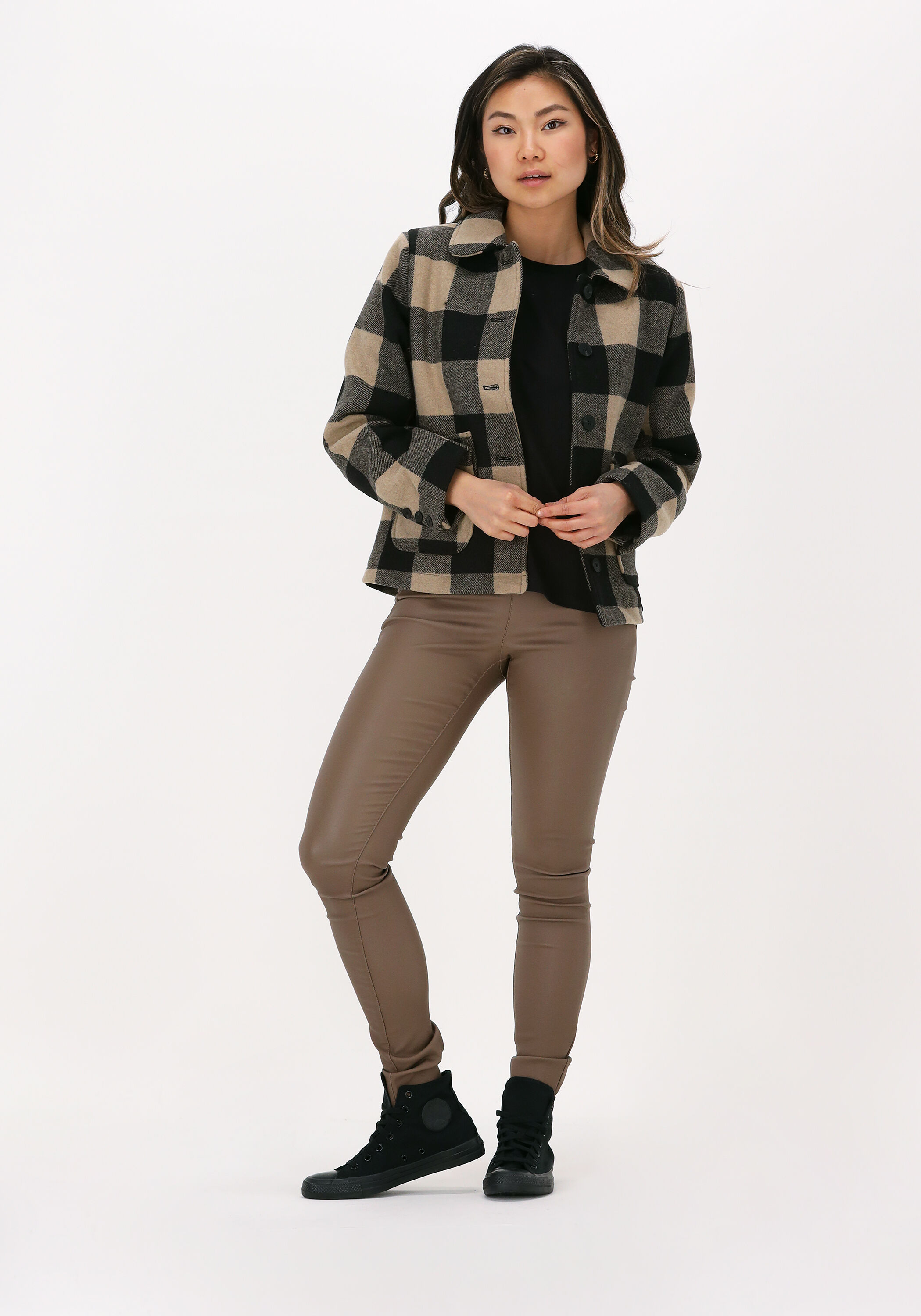 Zwarte OBJECT Jack TRISH SHORT JACKET | Omoda