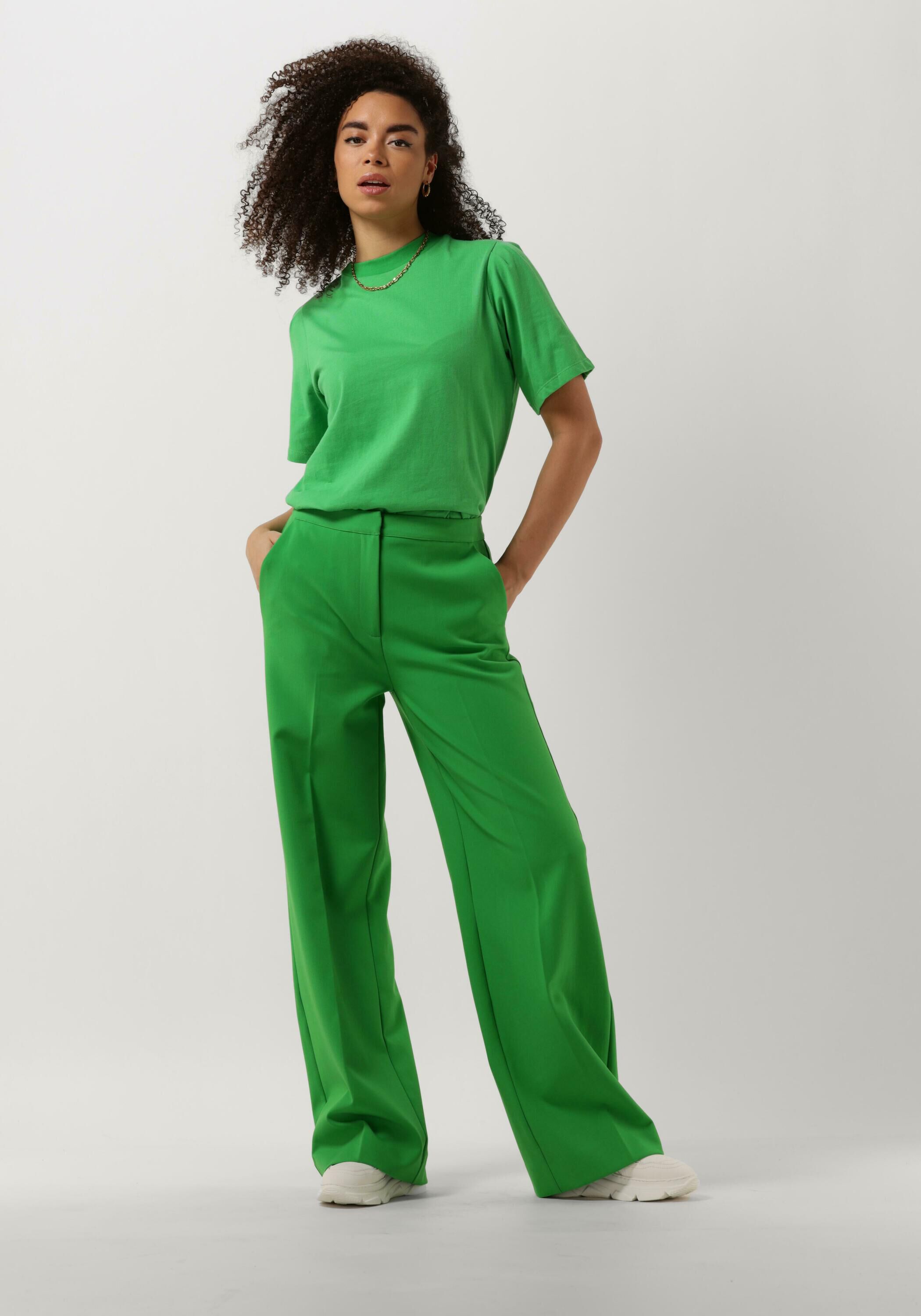 Groene ANOTHER LABEL T-shirt GAURE T-SHIRT | Omoda