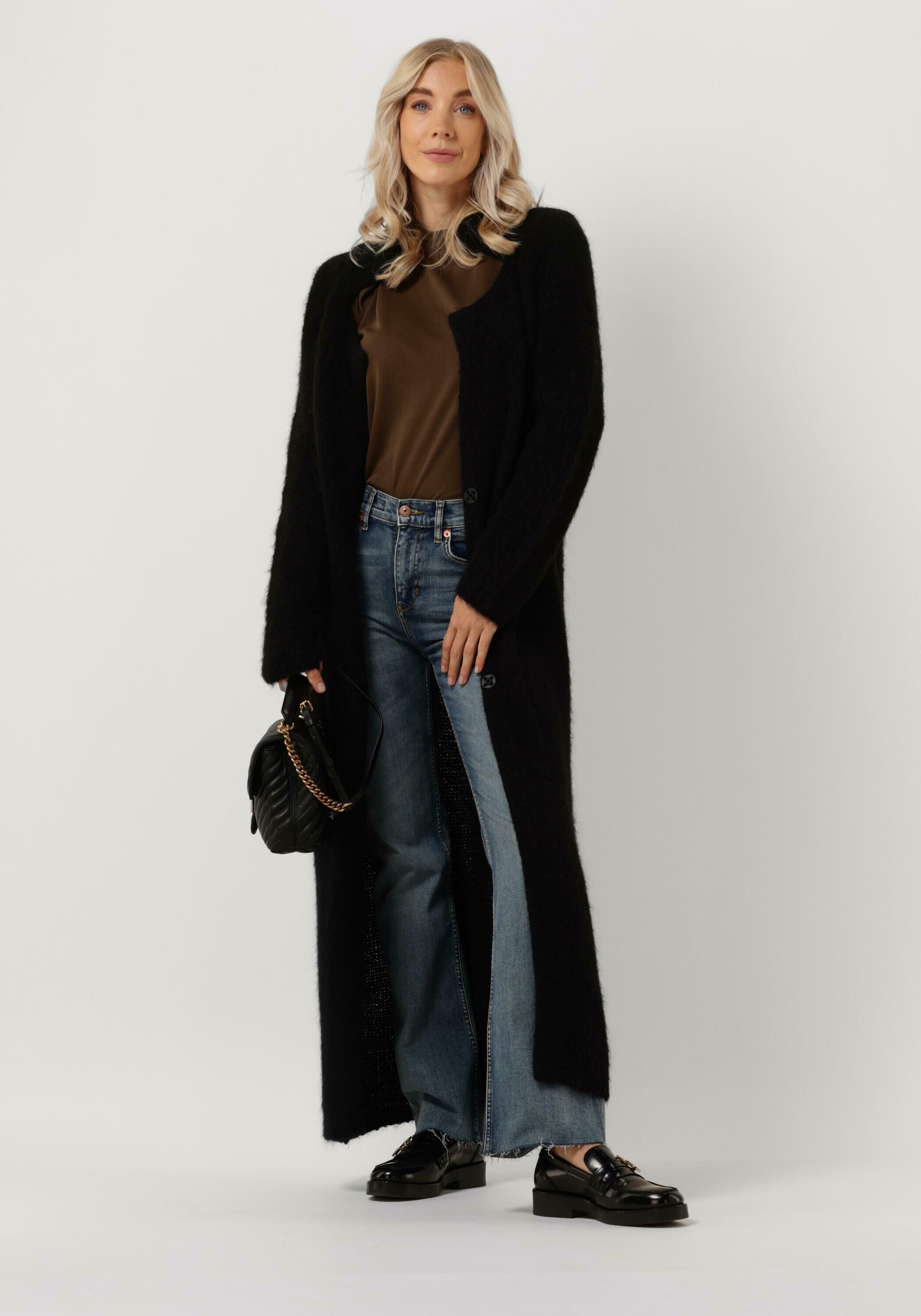 Zwarte BELLAMY Vest MABEL MAXI | Omoda