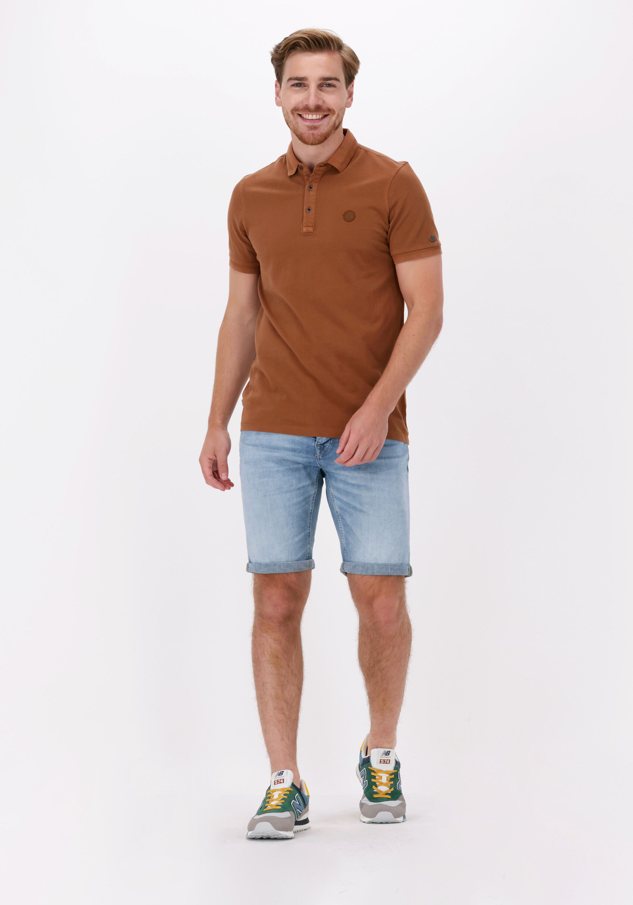 Blauwe CAST IRON Shorts RISER SHORTS LIGHT BLUE OCEAN | Omoda