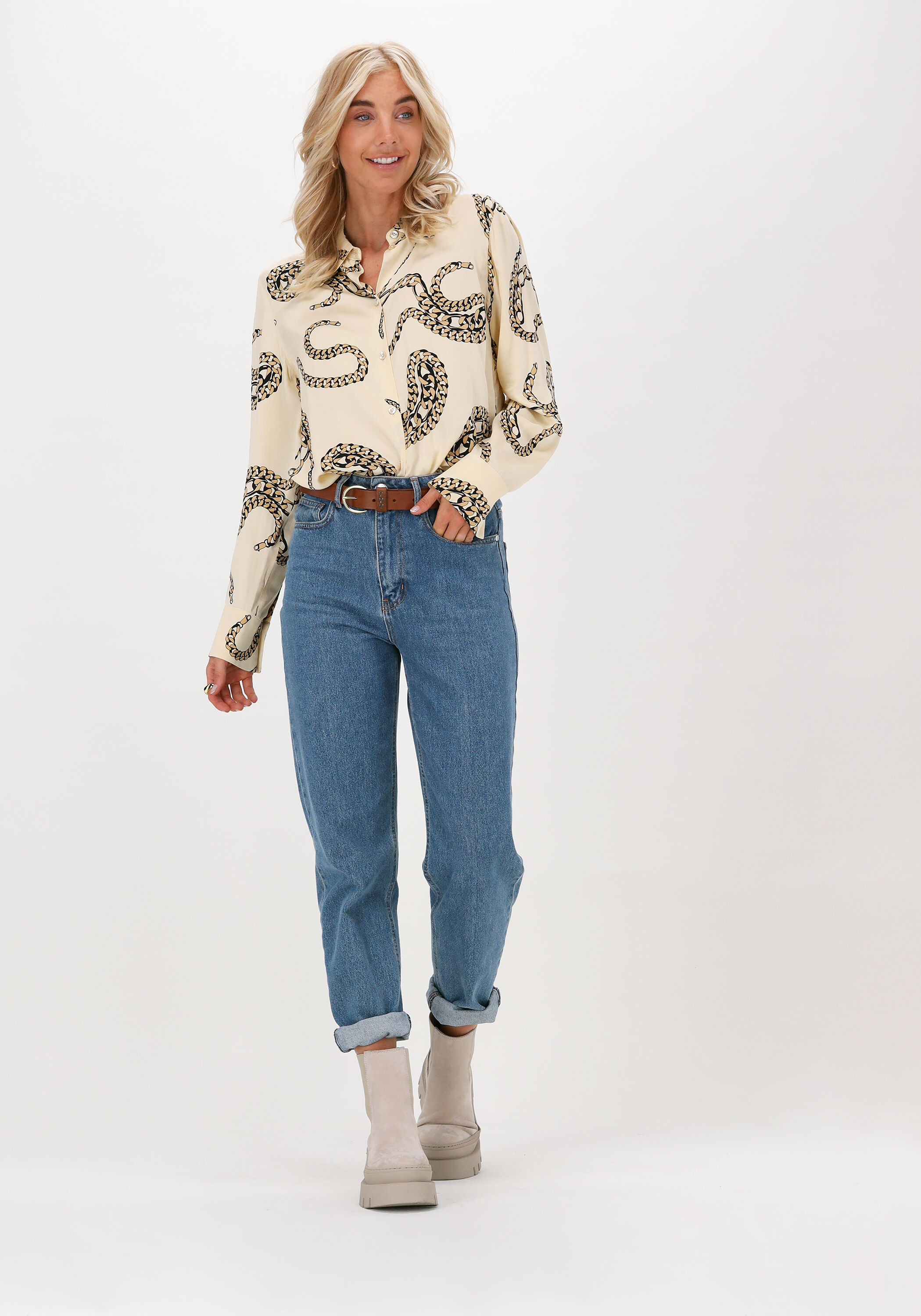 Beige DRYKORN Blouse DONYA | Omoda