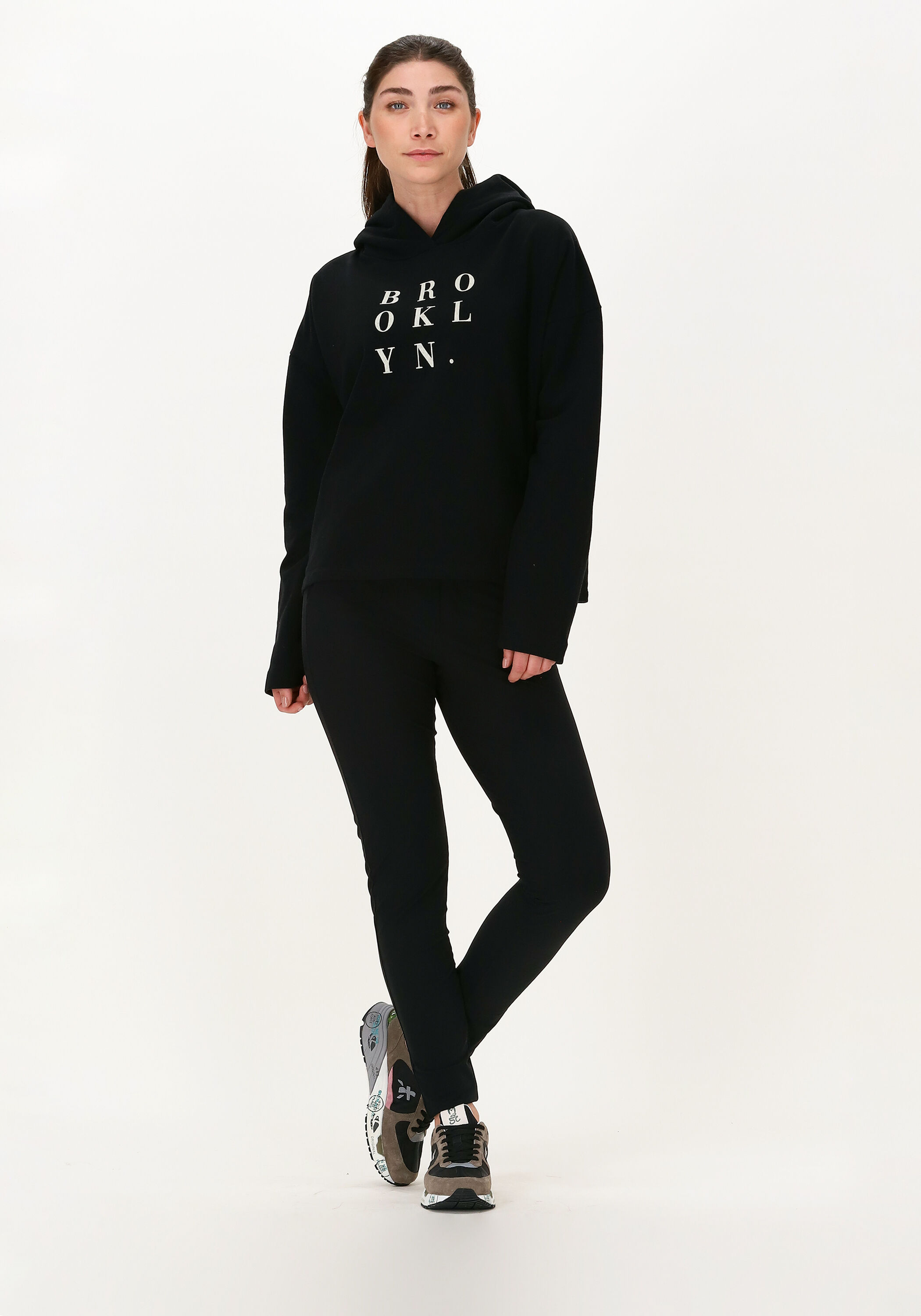 Zwarte PENN & INK Sweater W21F968 | Omoda