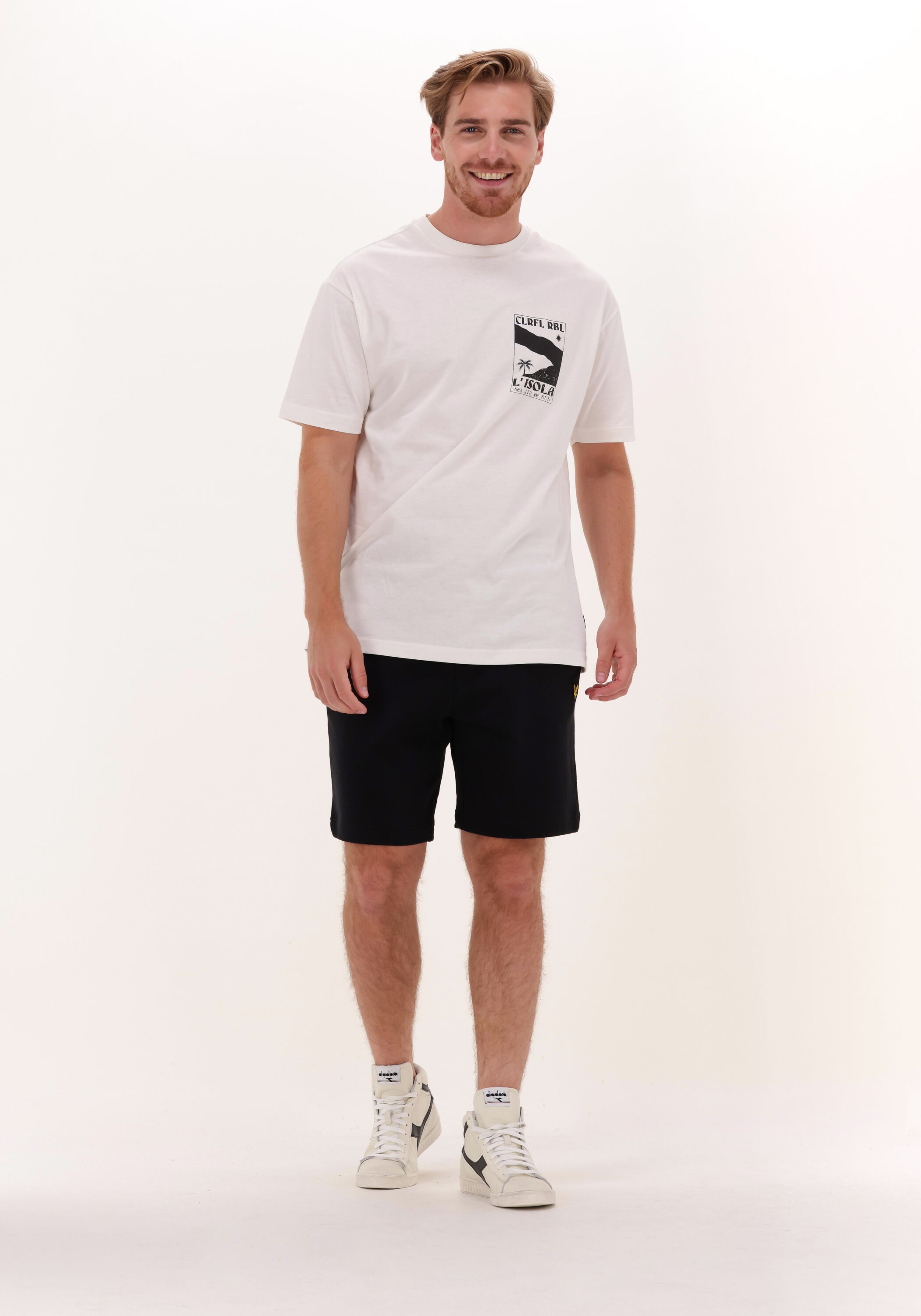 Zwarte LYLE & SCOTT Korte broek SWEATSHORT | Omoda