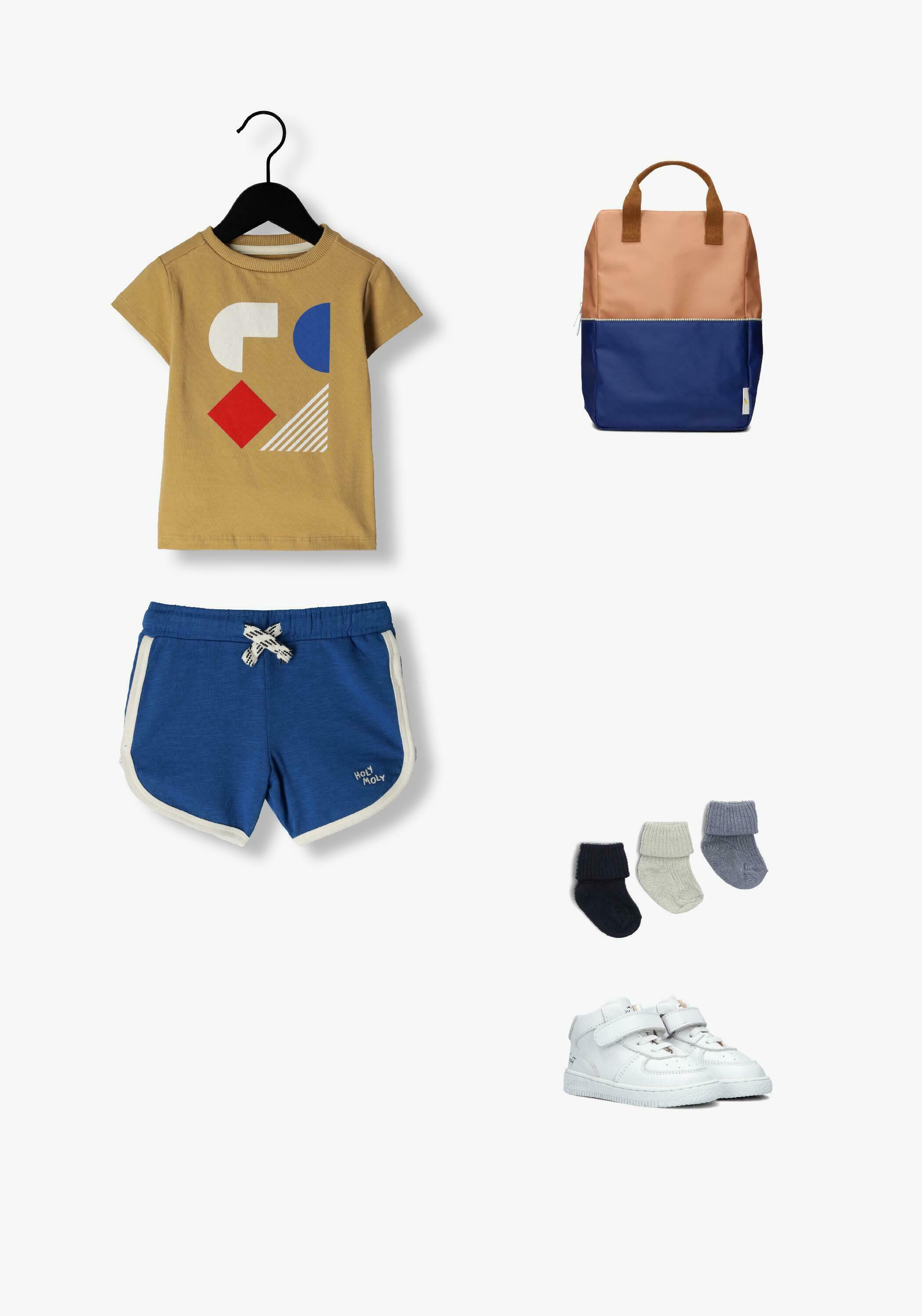 Bruine YOUR WISHES T-shirt JIM SHAPE | Omoda