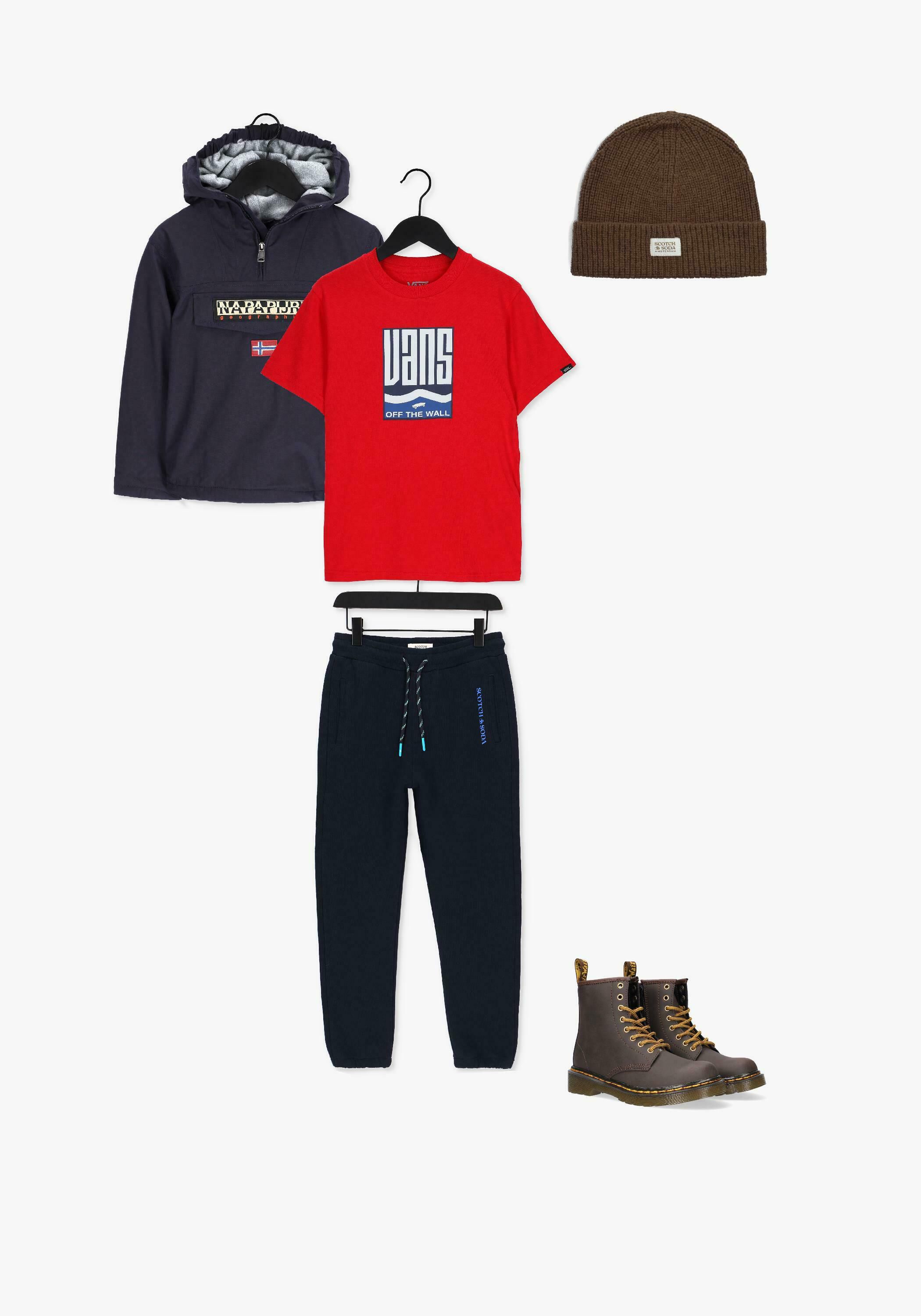 Rode VANS T-shirt VANS MAZE SS TEE | Omoda