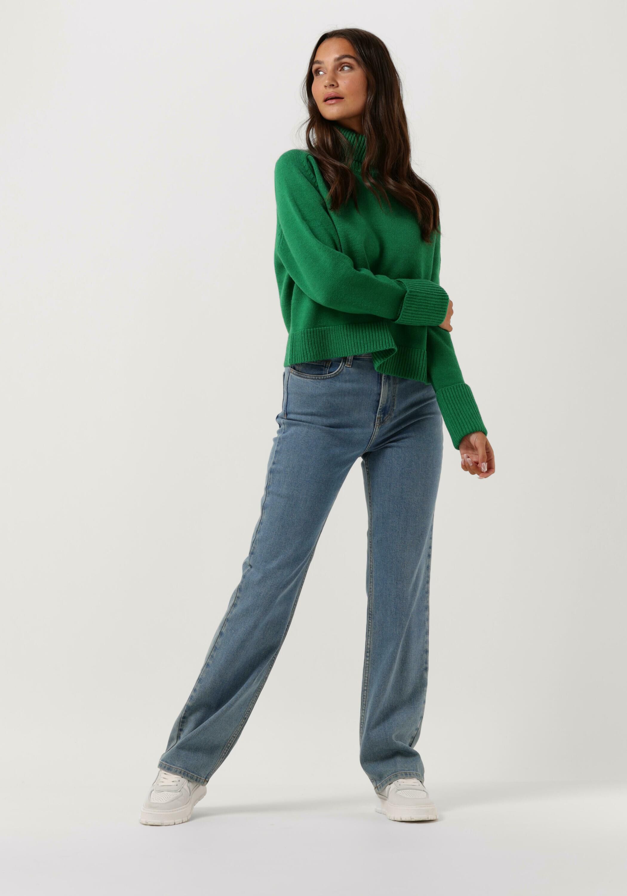 Groene CO'COUTURE Coltrui MERO CROP KNIT | Omoda