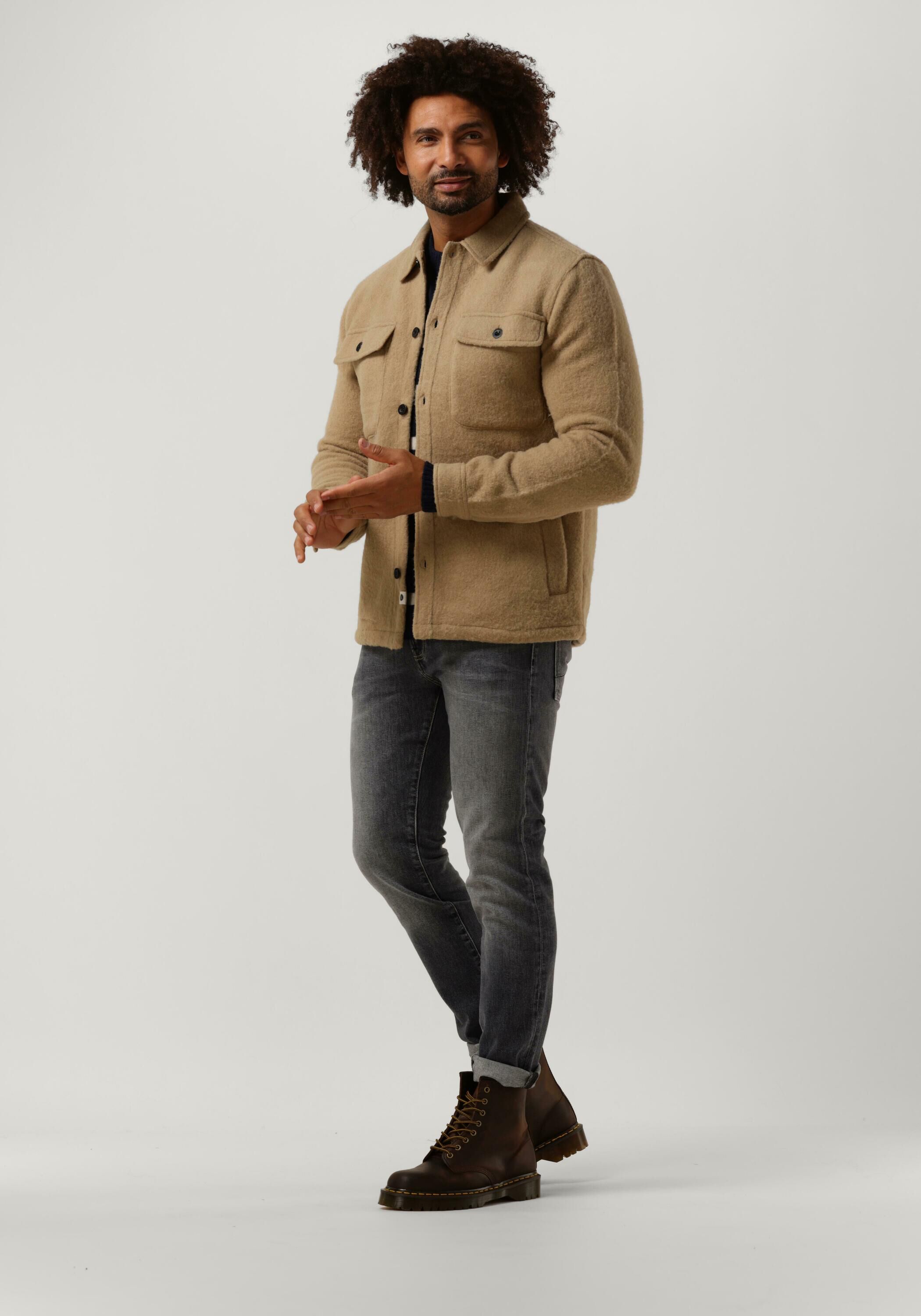 Grijze BUTCHER OF BLUE Slim fit jeans MODESTO SLIM GJ-BJP8 | Omoda