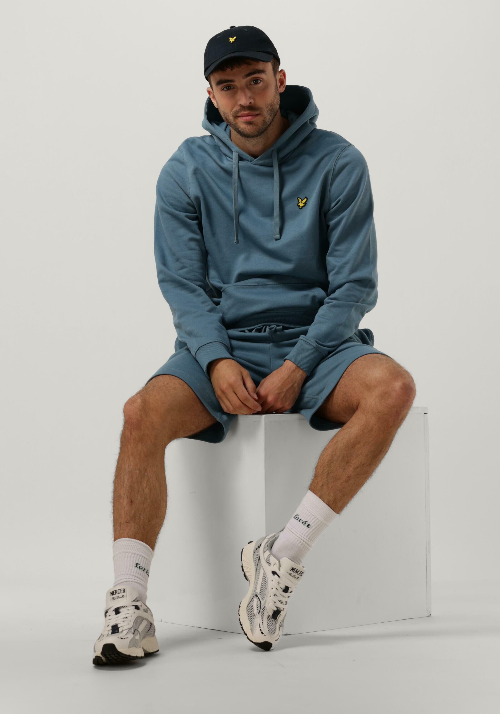 Blauwe LYLE & SCOTT Korte broek SWEATSHORT | Omoda